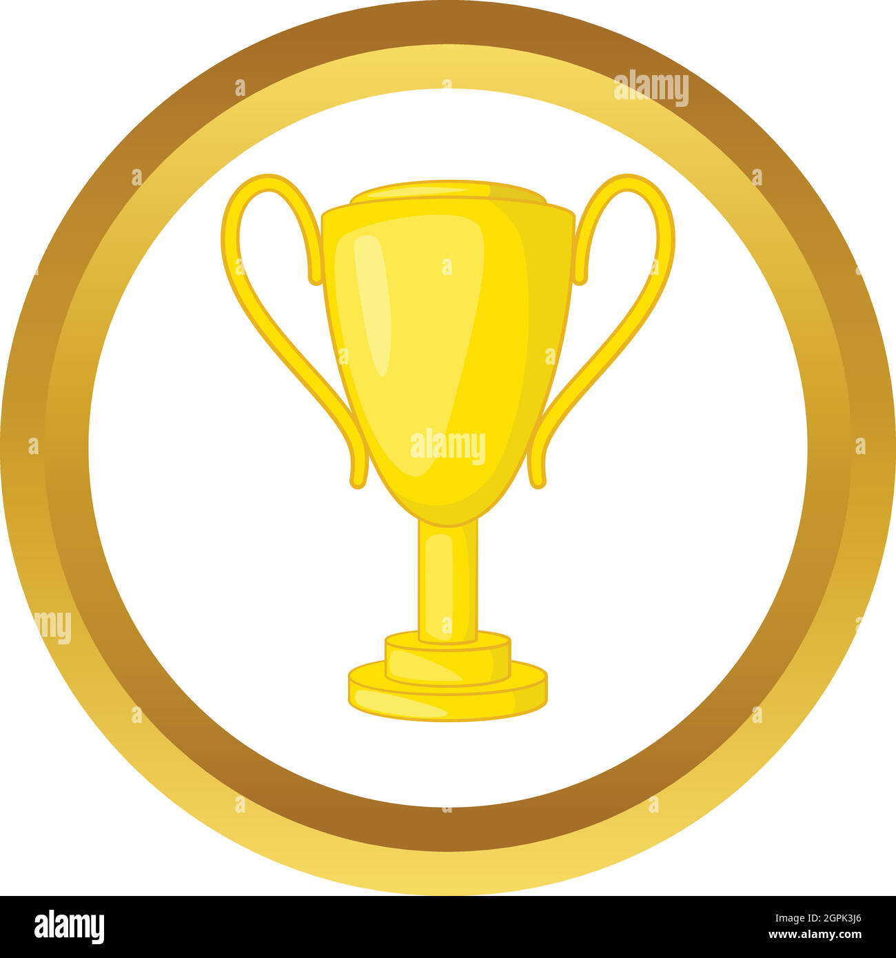 Winner trophy cup vector icon Stock Vector Image & Art - Alamy
