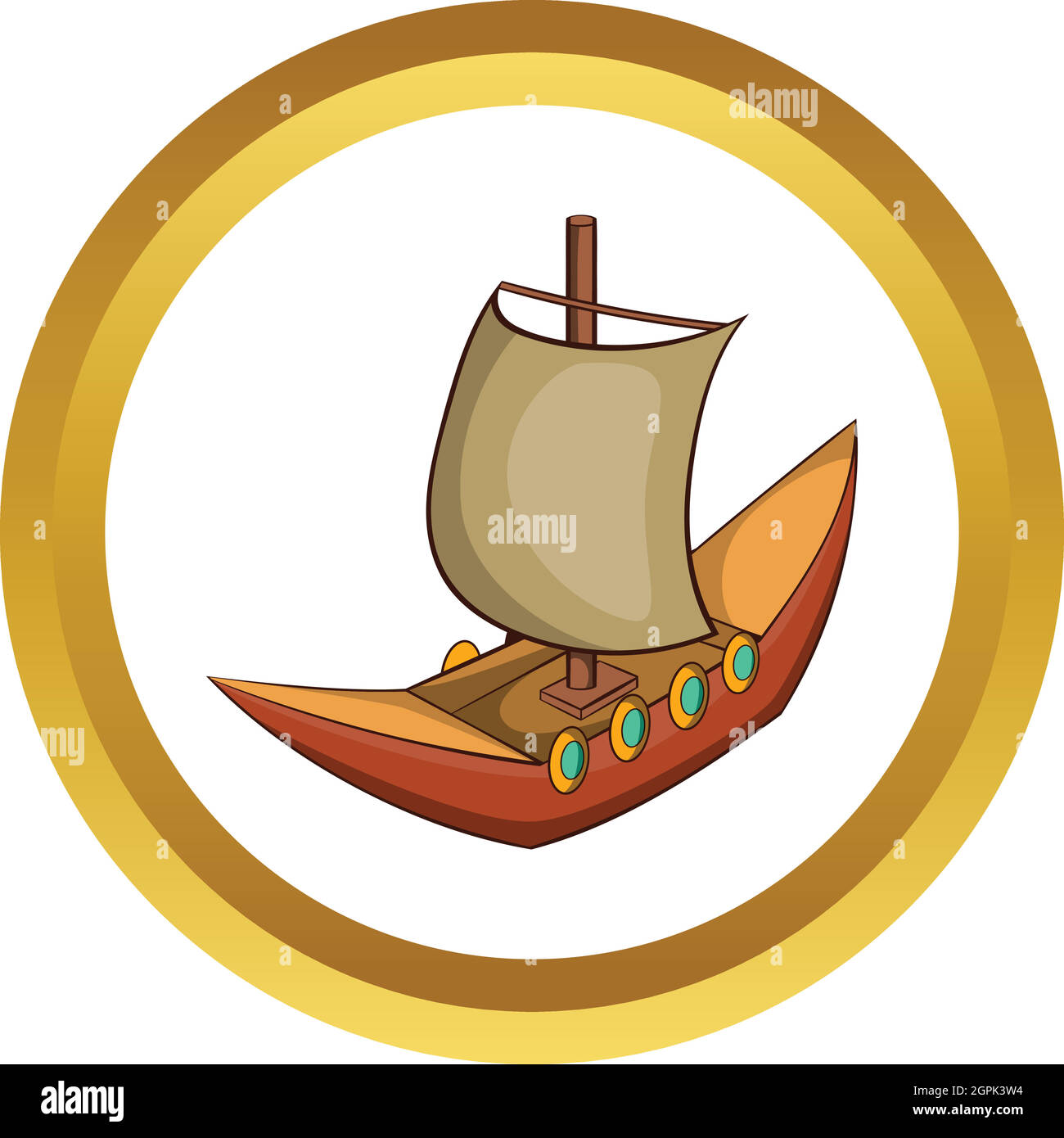 War ship icon cartoon Stock Vector Images - Alamy