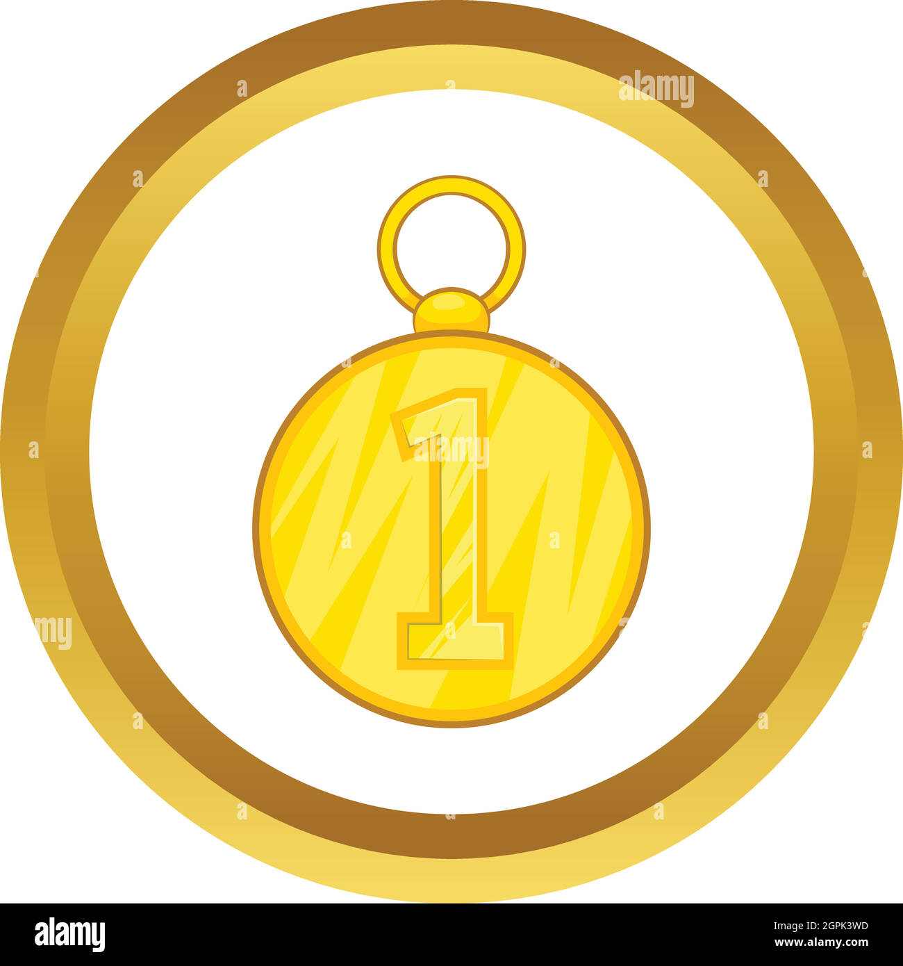 First position cold medal vector icon Stock Vector Image & Art - Alamy