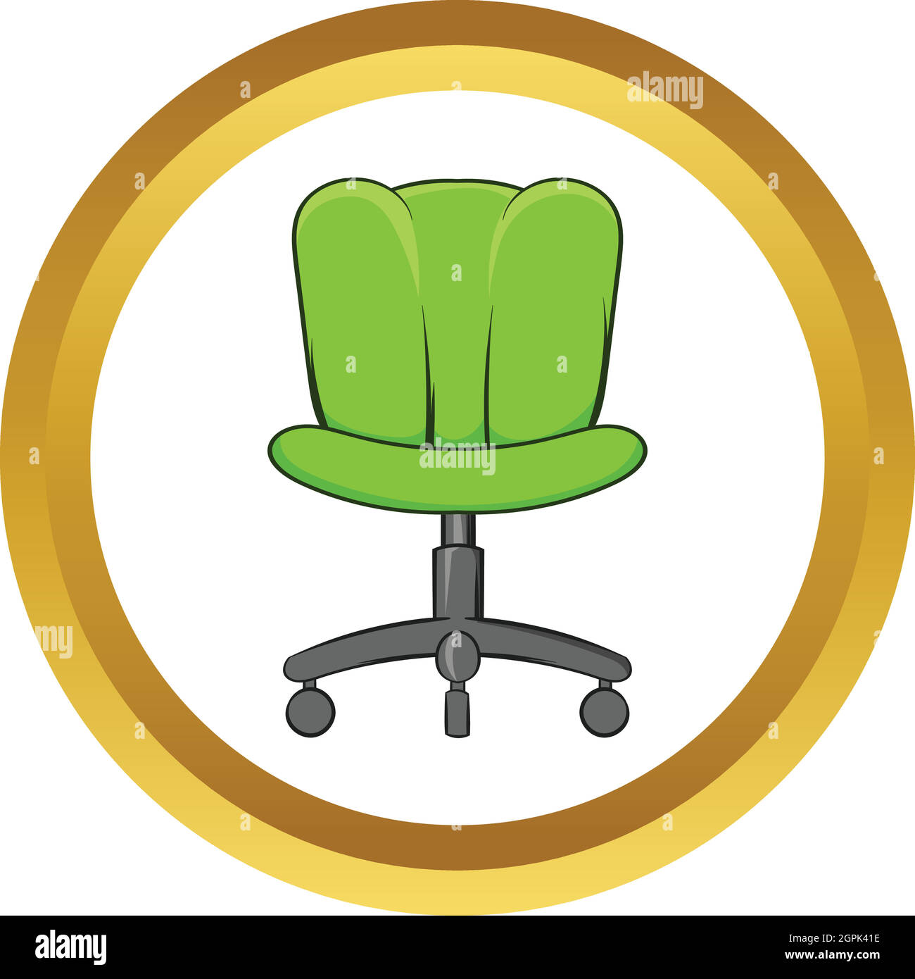 Office chair vector icon, cartoon style Stock Vector Image & Art - Alamy