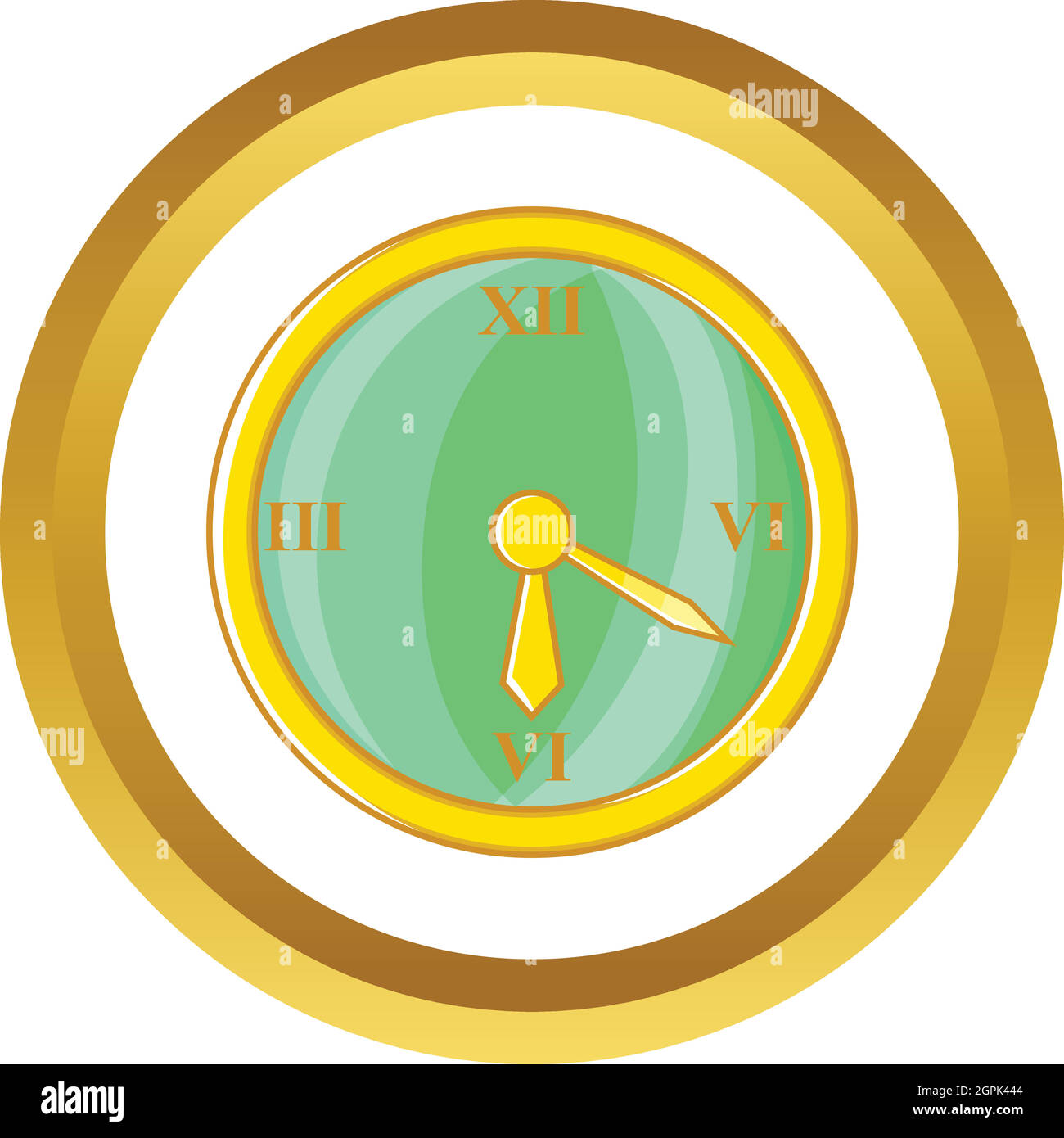 Wall clock vector icon Stock Vector Image & Art - Alamy