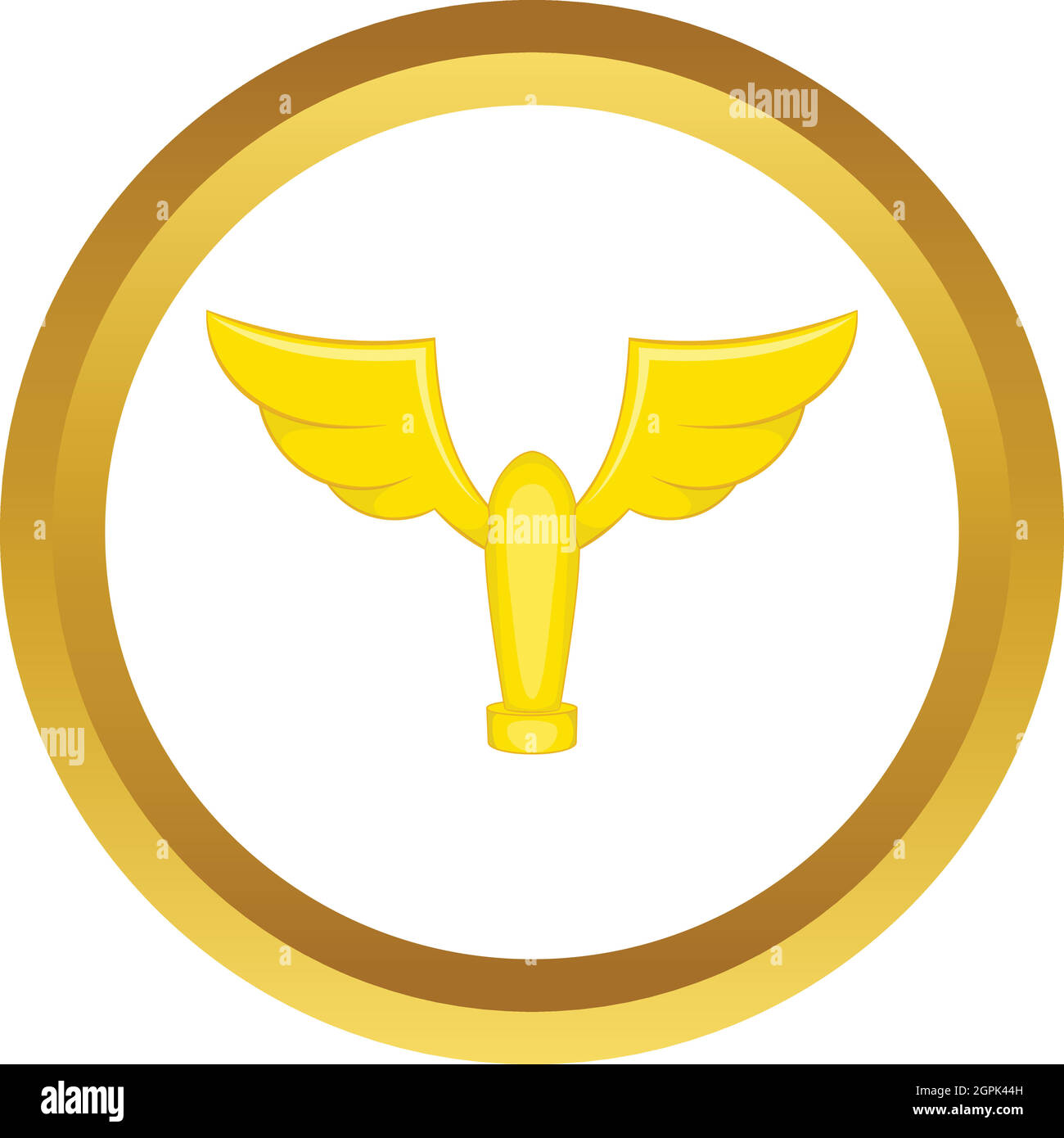 Achievement wings Stock Vector Images - Alamy