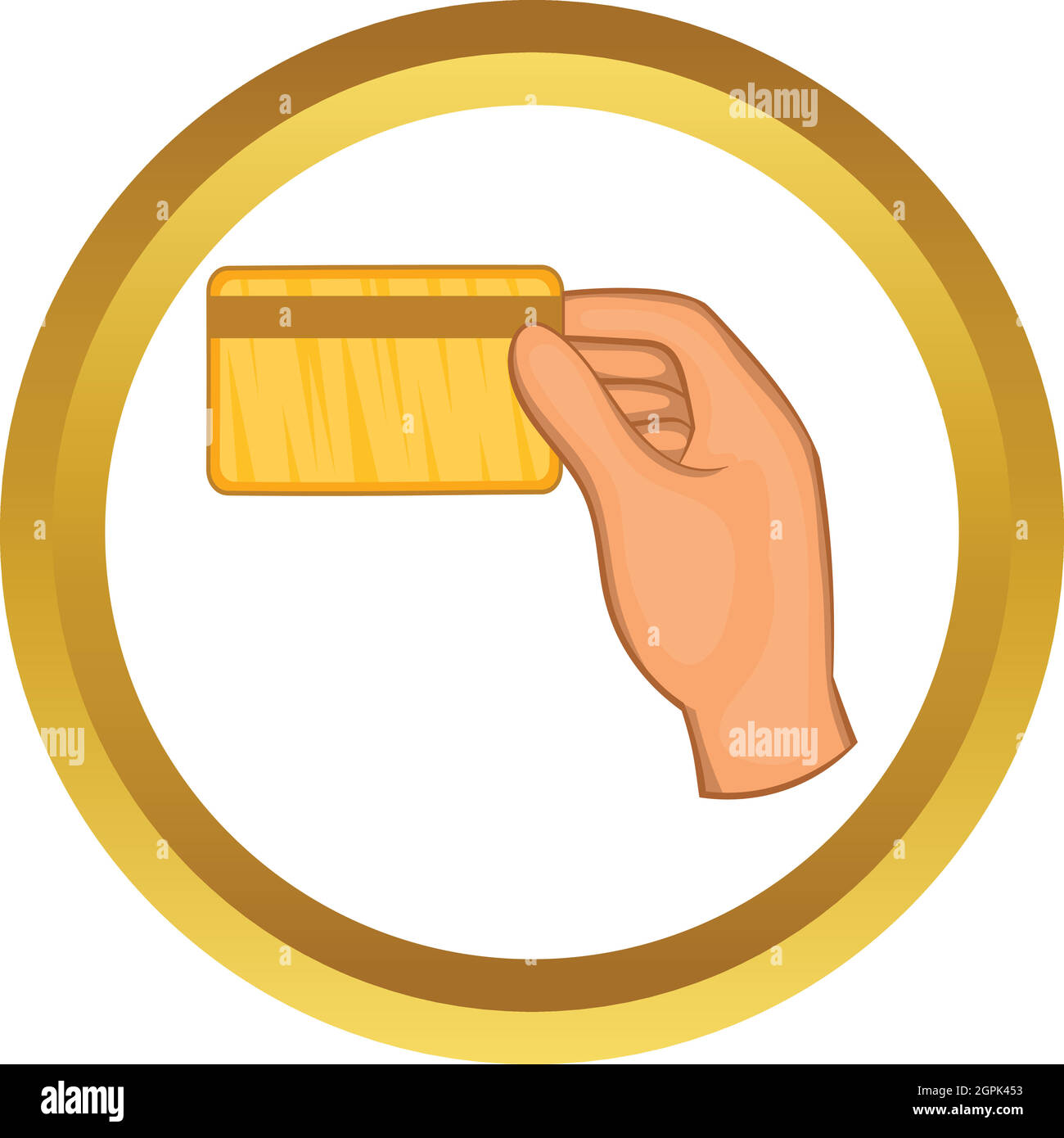 Cartoon businessman hand holding Stock Vector Images - Alamy
