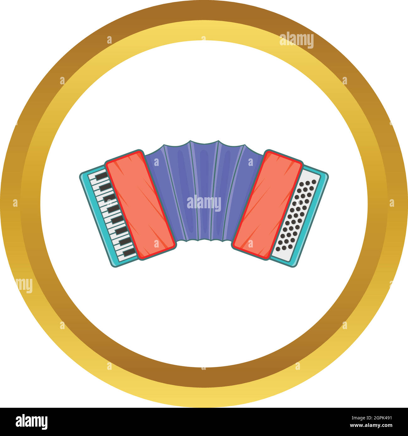 Accordion vector icon Stock Vector Image & Art - Alamy