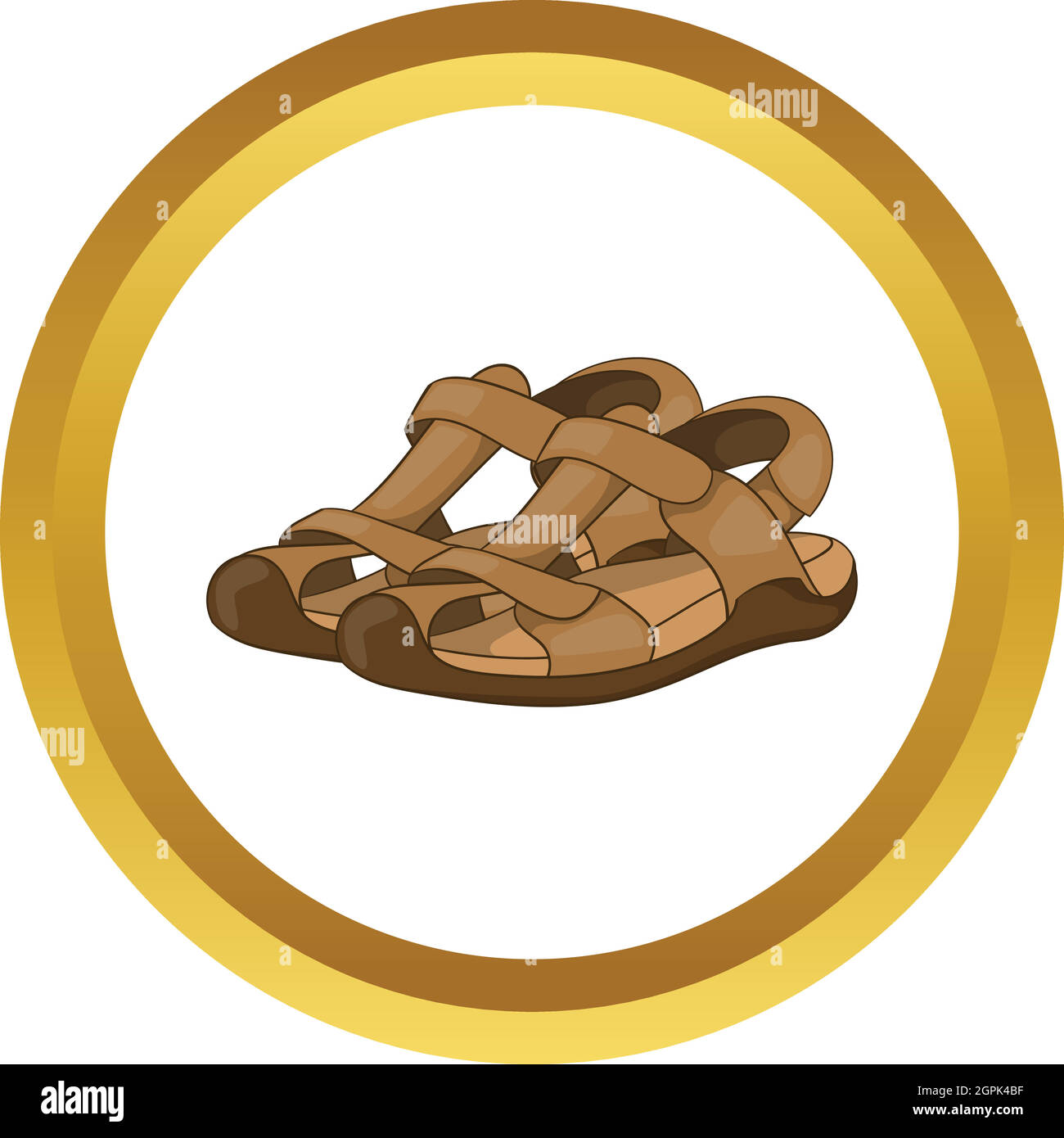 Modern sandals Stock Vector Images - Alamy