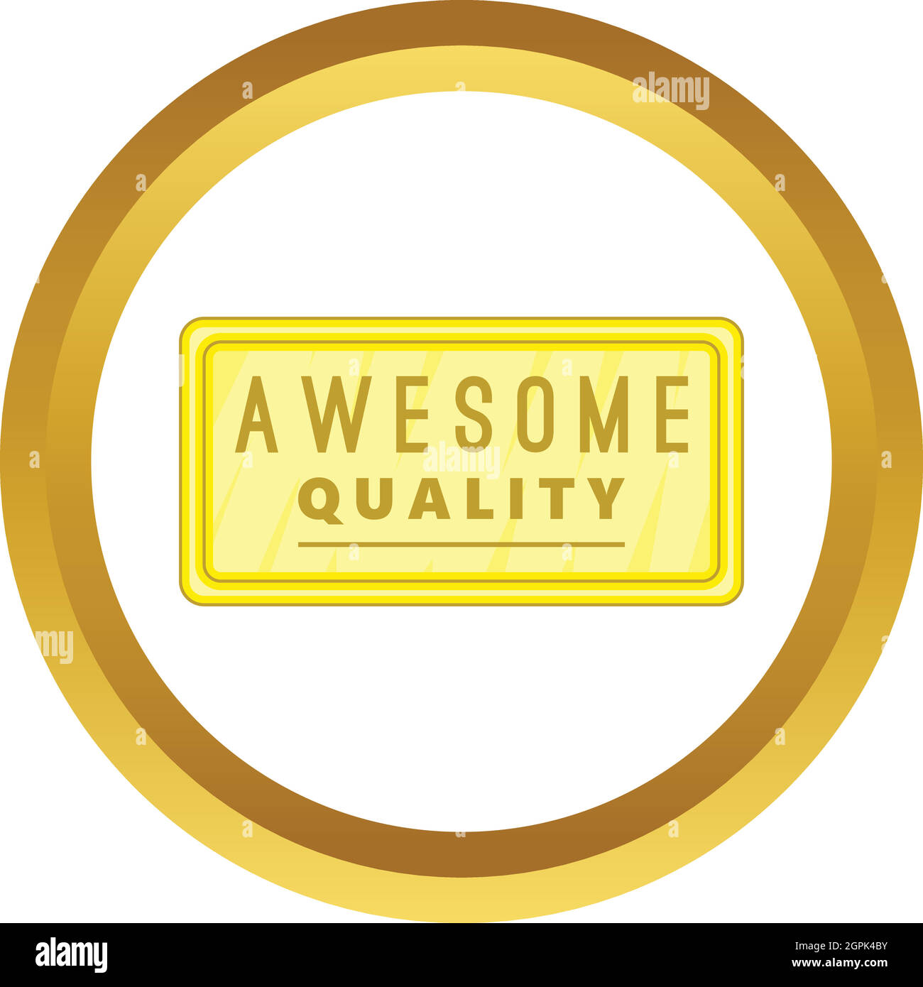 Awesome quality label vector icon Stock Vector Image & Art - Alamy