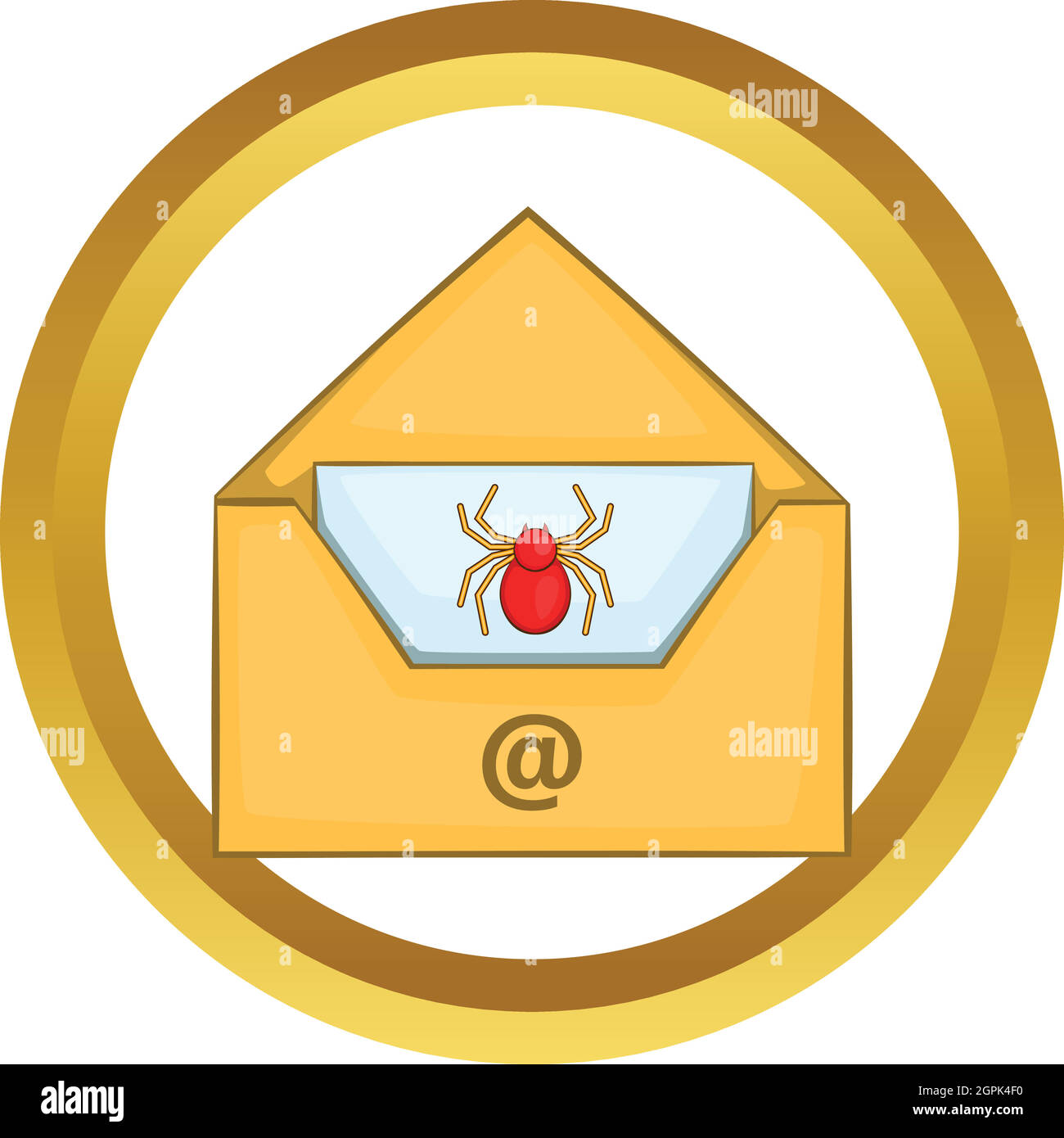 Protection security email icon Stock Vector Images - Alamy