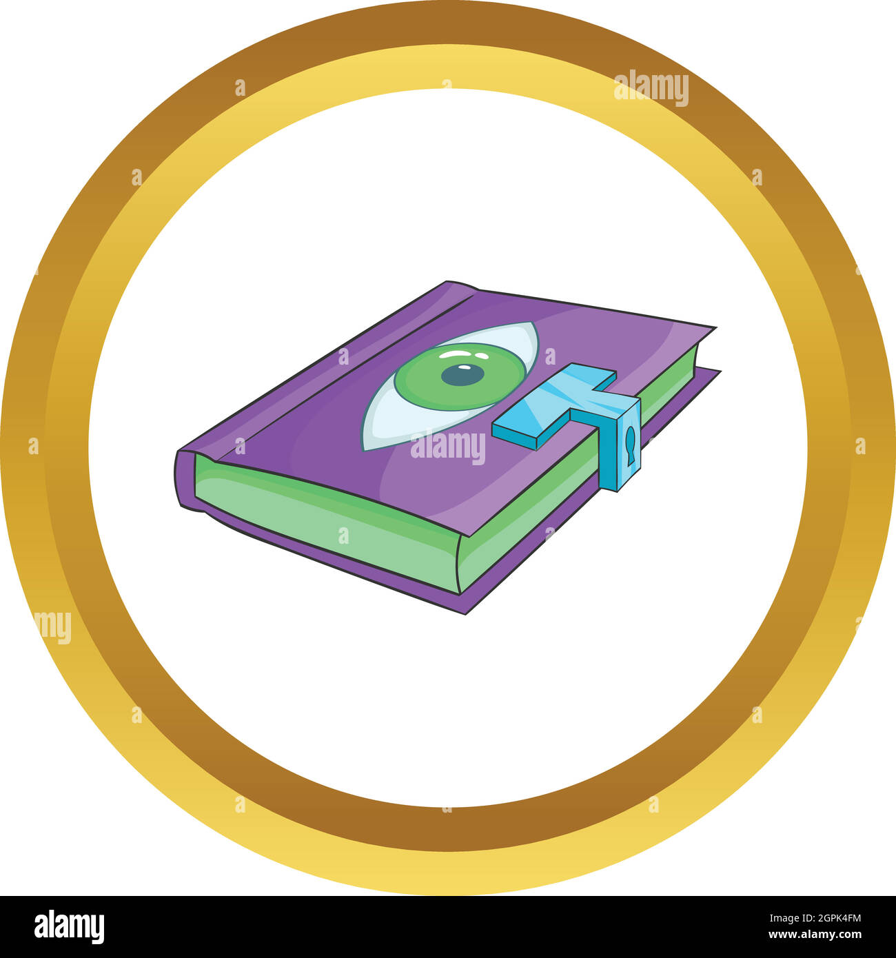 Spell book vector icon Stock Vector Images - Alamy