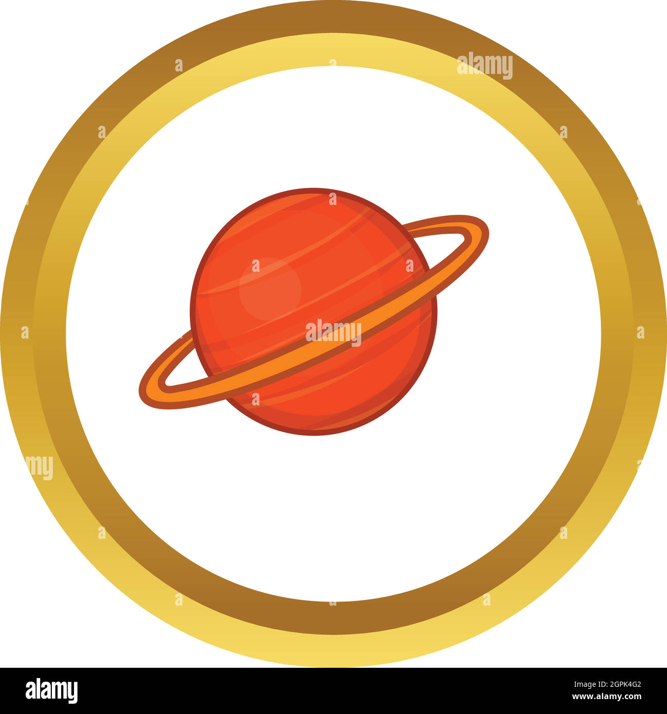 Saturn vector icon Stock Vector Image & Art - Alamy