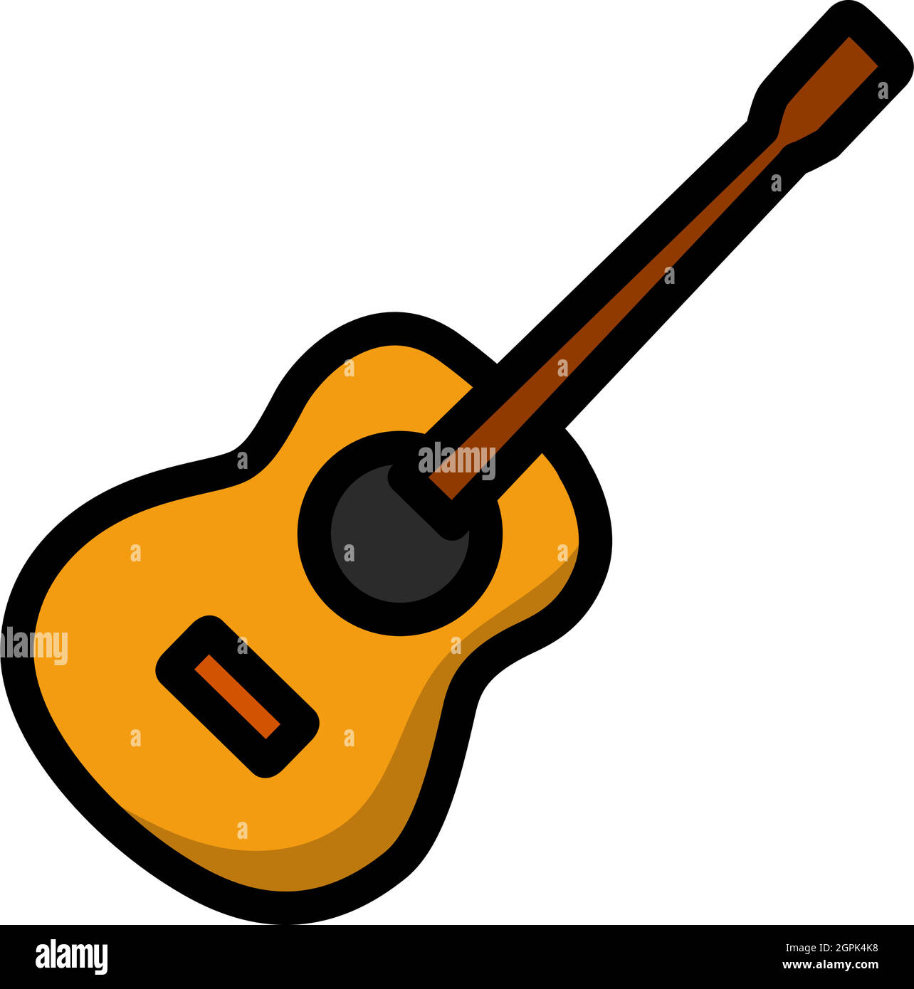 Acoustic Guitar String Diagram