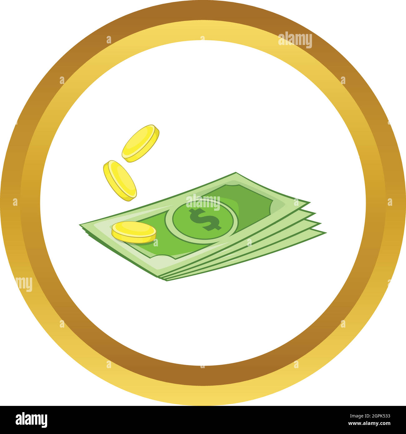 Deposit coins Stock Vector Images - Alamy