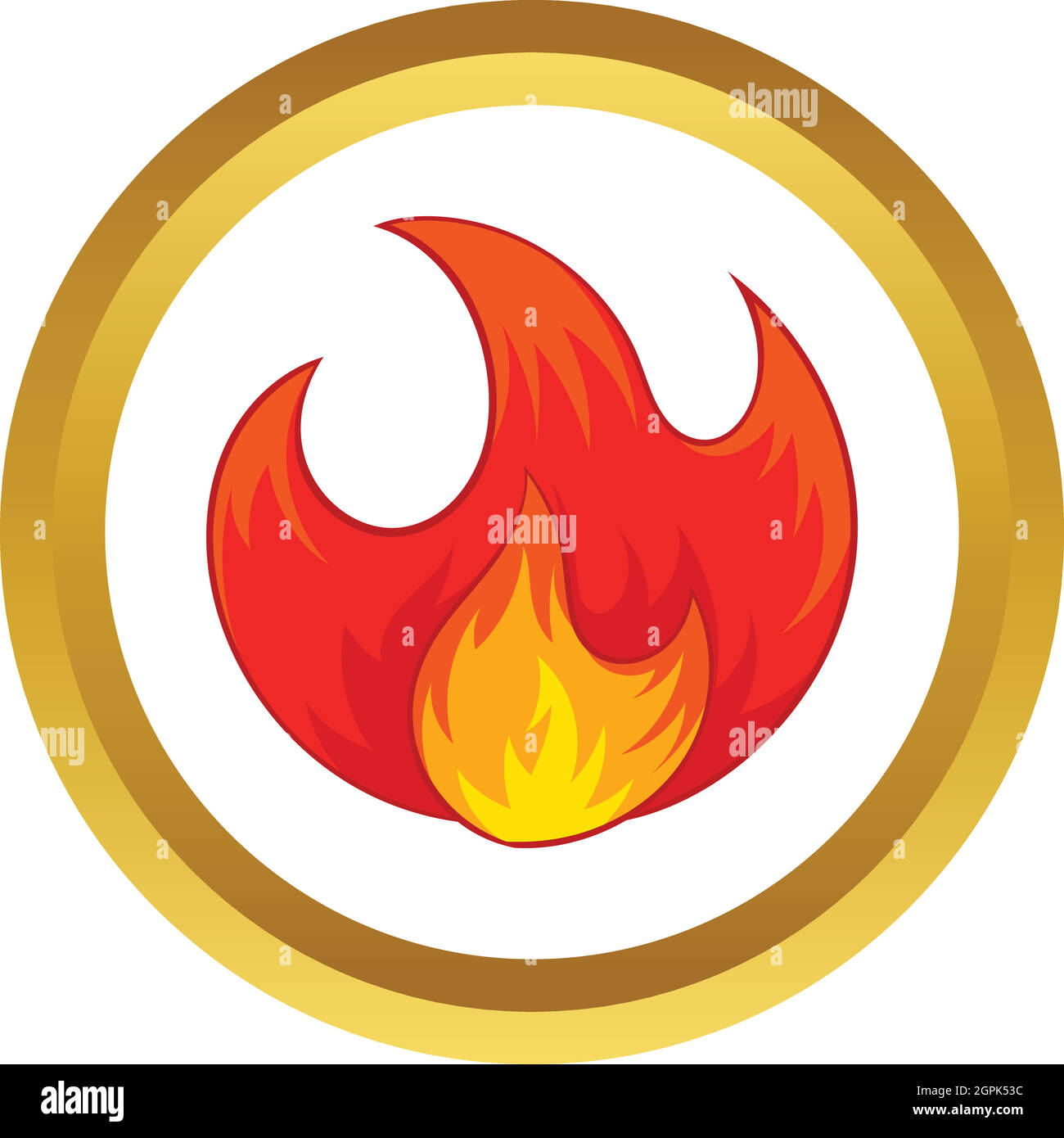 Fire vector icon Stock Vector Image & Art - Alamy