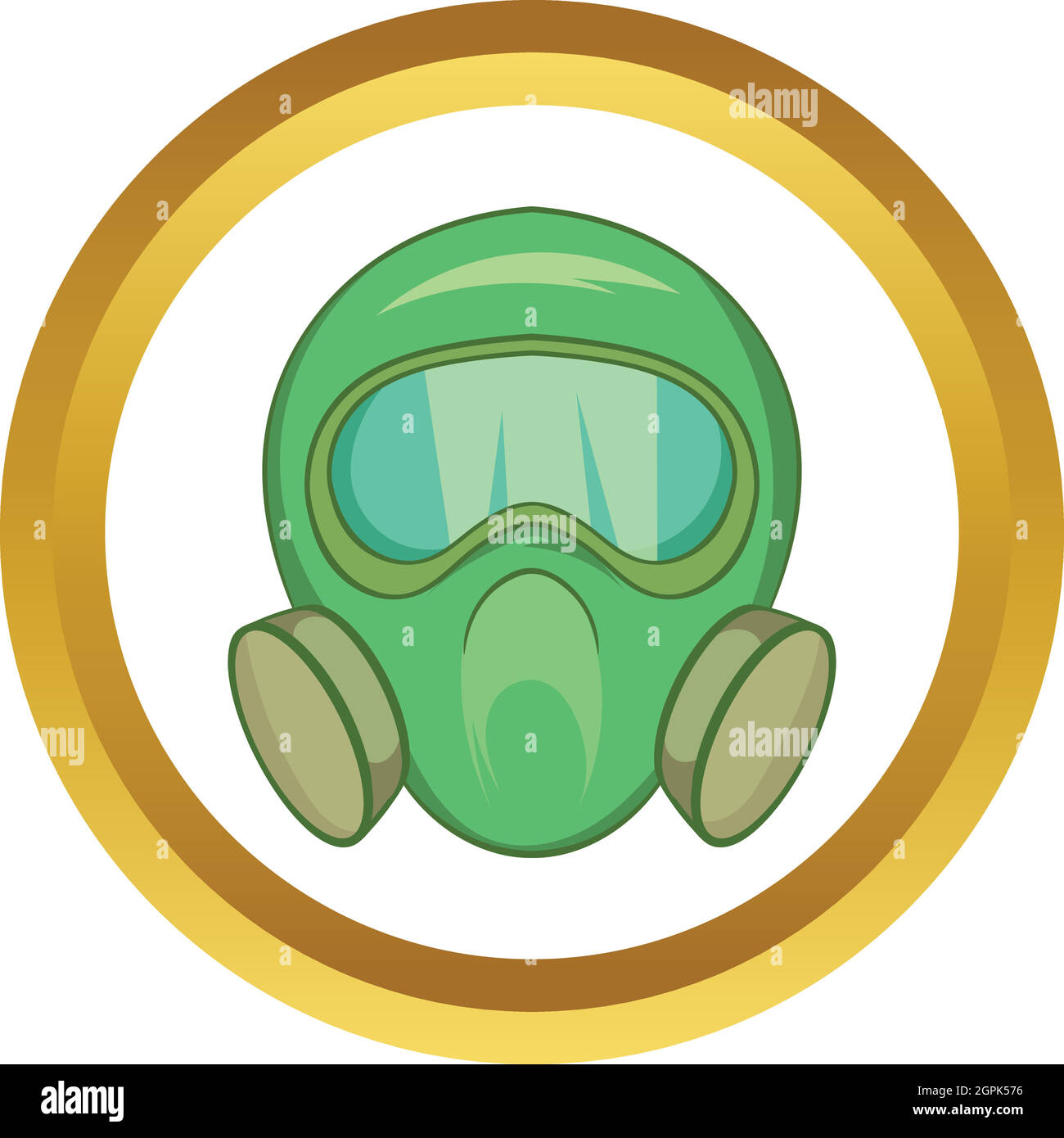 Gas mask vector icon Stock Vector Image & Art - Alamy