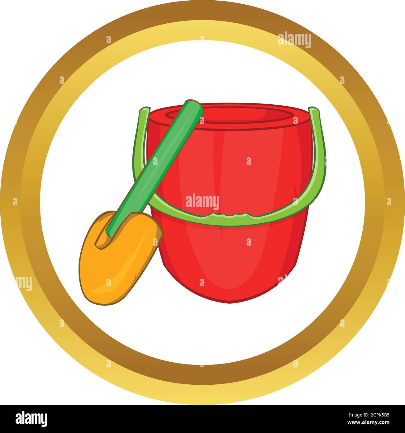 Children bucket with shovel vector icon Stock Vector Image & Art - Alamy Children bucket with shovel vector icon Stock Vector Image & Art - Alamy