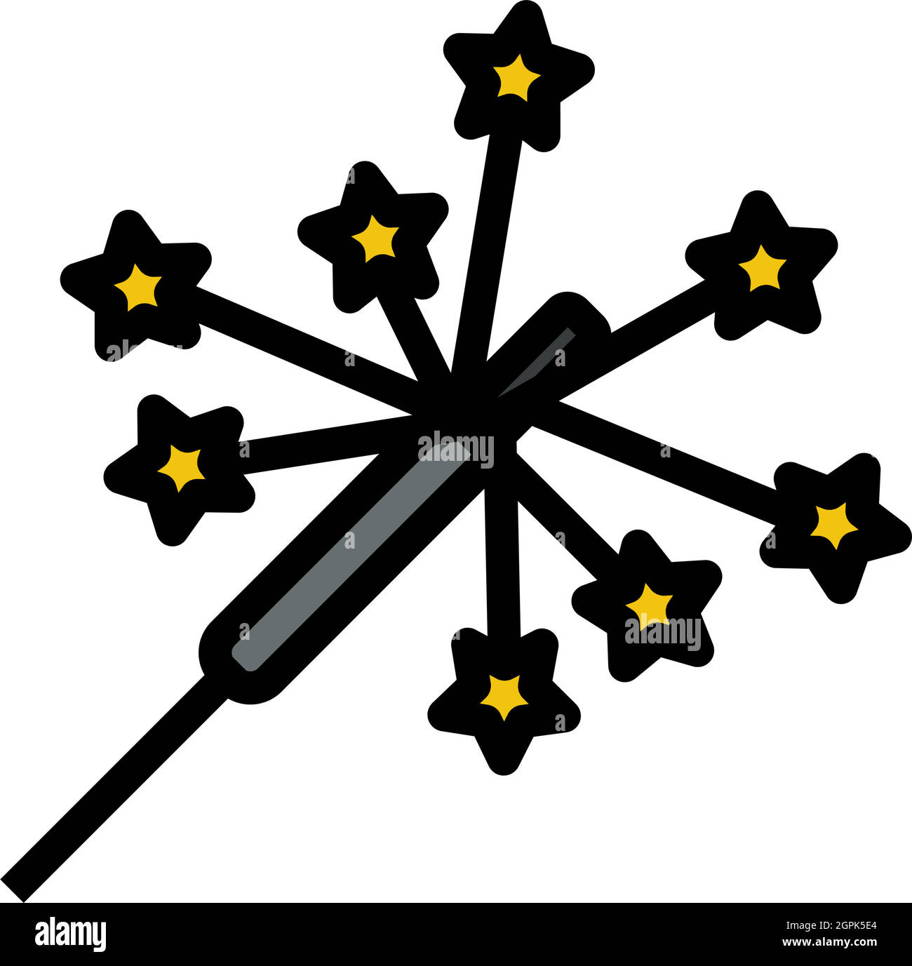Sparkler celebration Stock Vector Images - Alamy