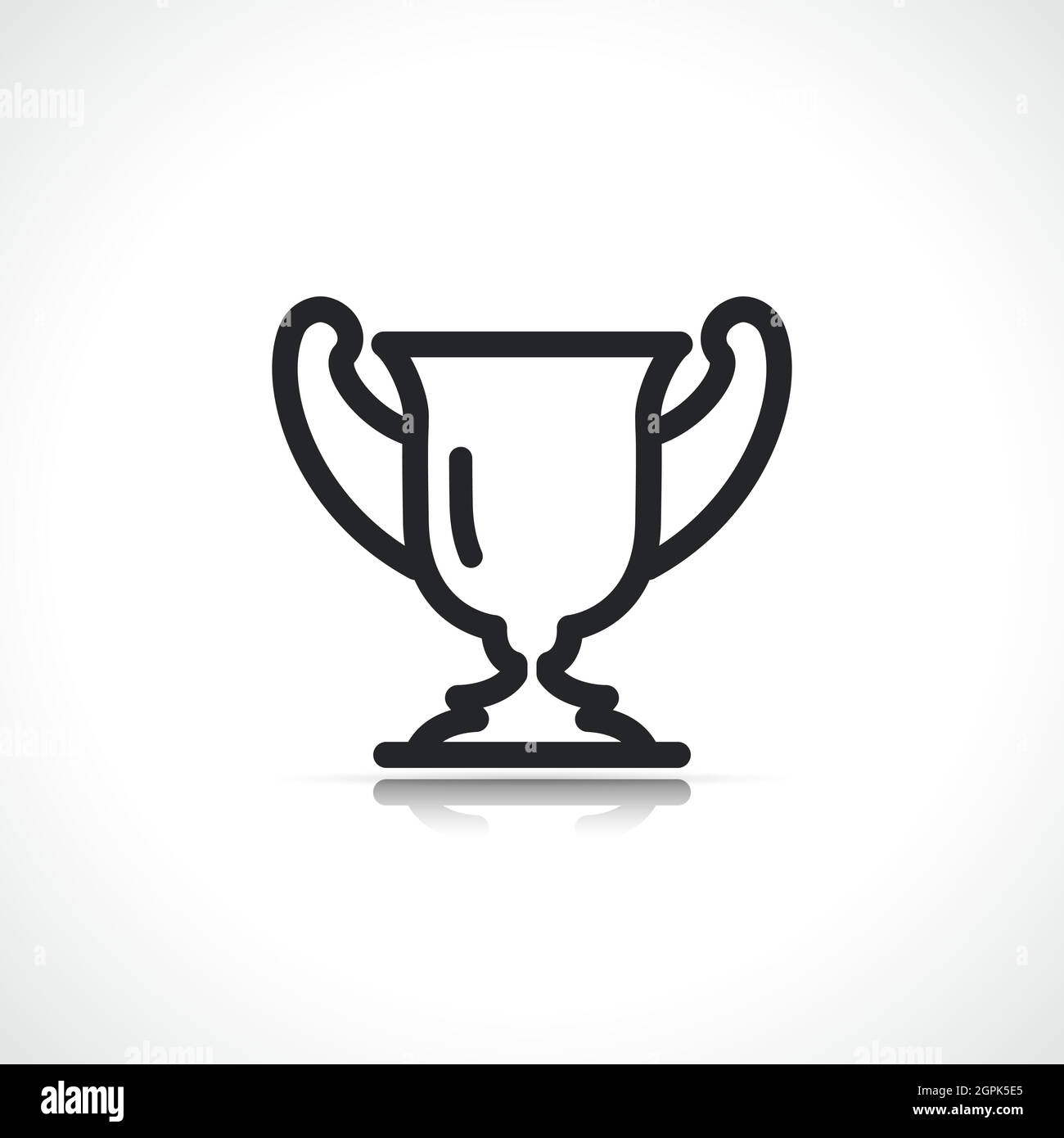 Vector Winner Trophy Cup Icon Stock Vector Image And Art Alamy