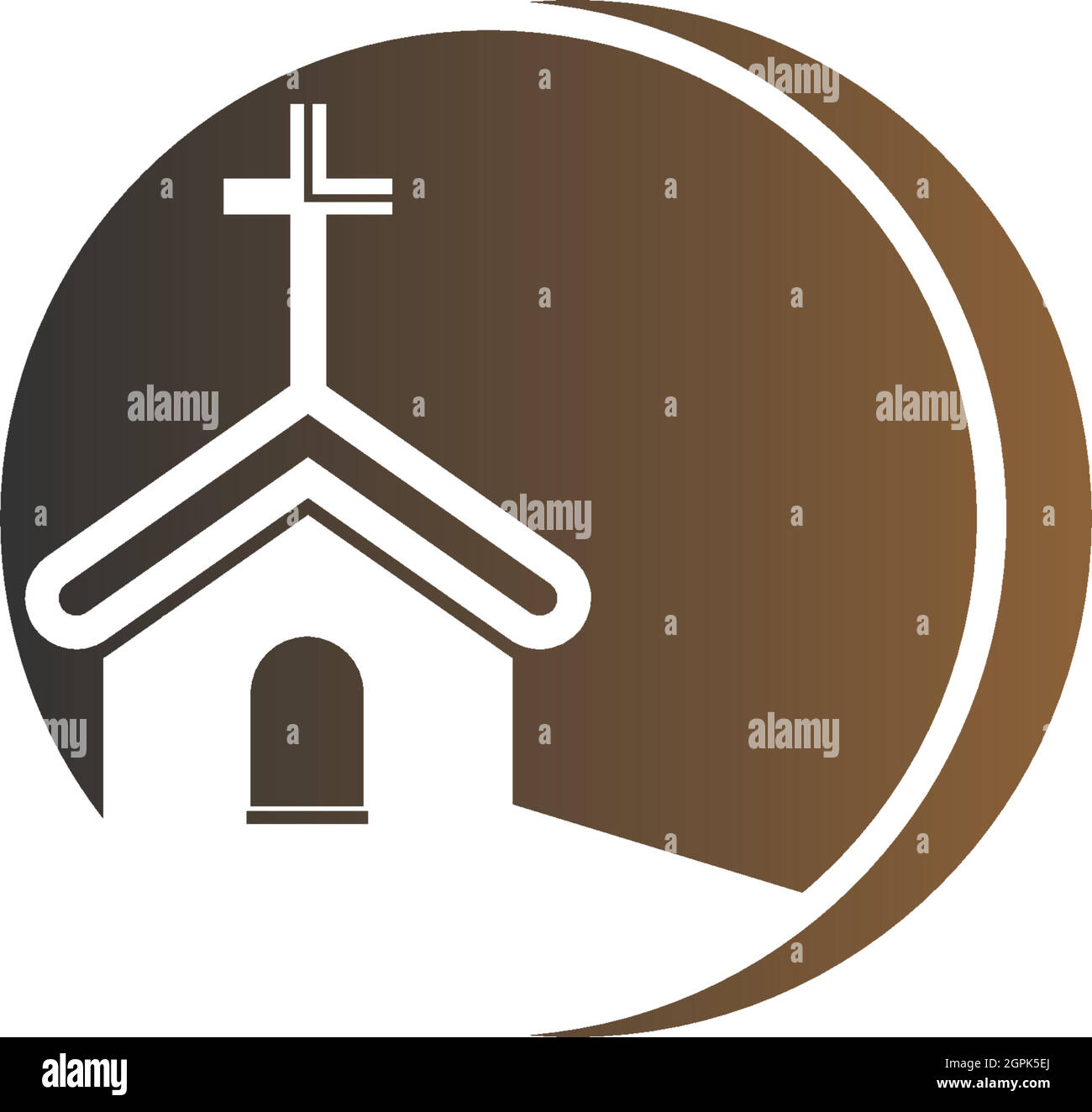 Chruch icon logo sign vector design illustration Stock Vector Image ...