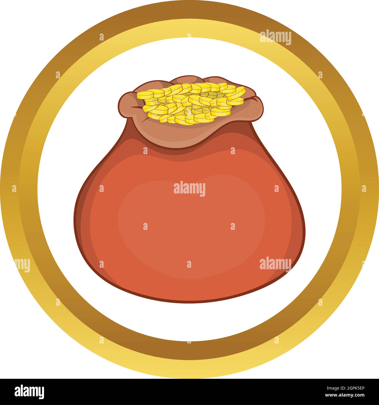 Gold coins Stock Vector Images - Alamy