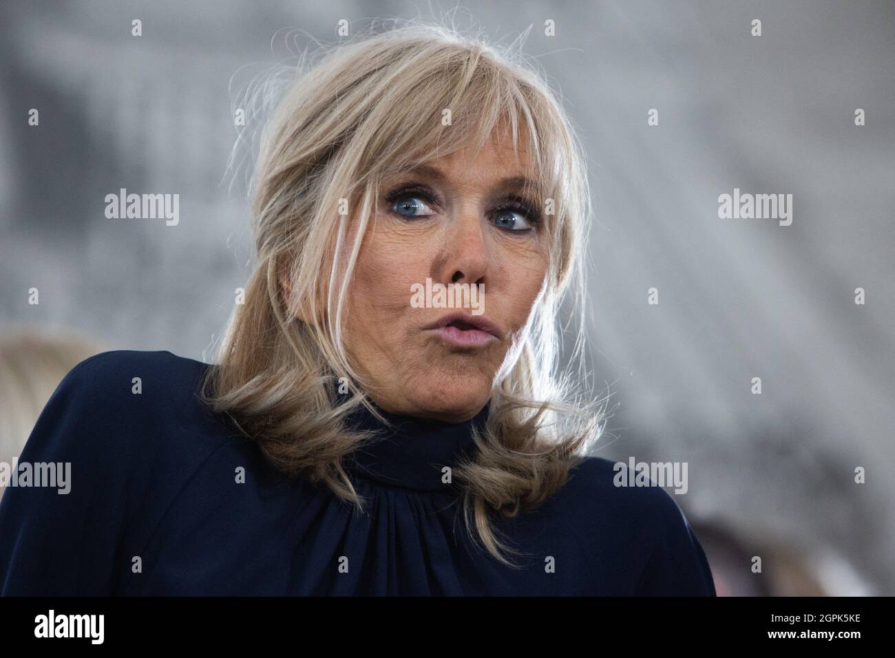 Brigitte macron and fashion hi-res stock photography and images - Alamy
