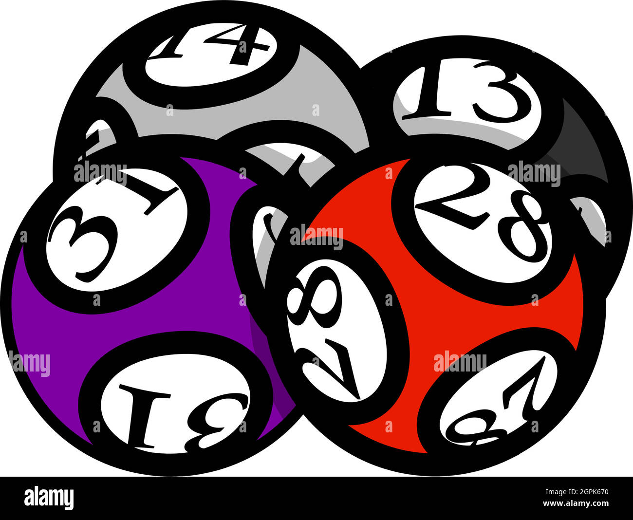 Lotto Balls Icon Stock Vector Image & Art - Alamy