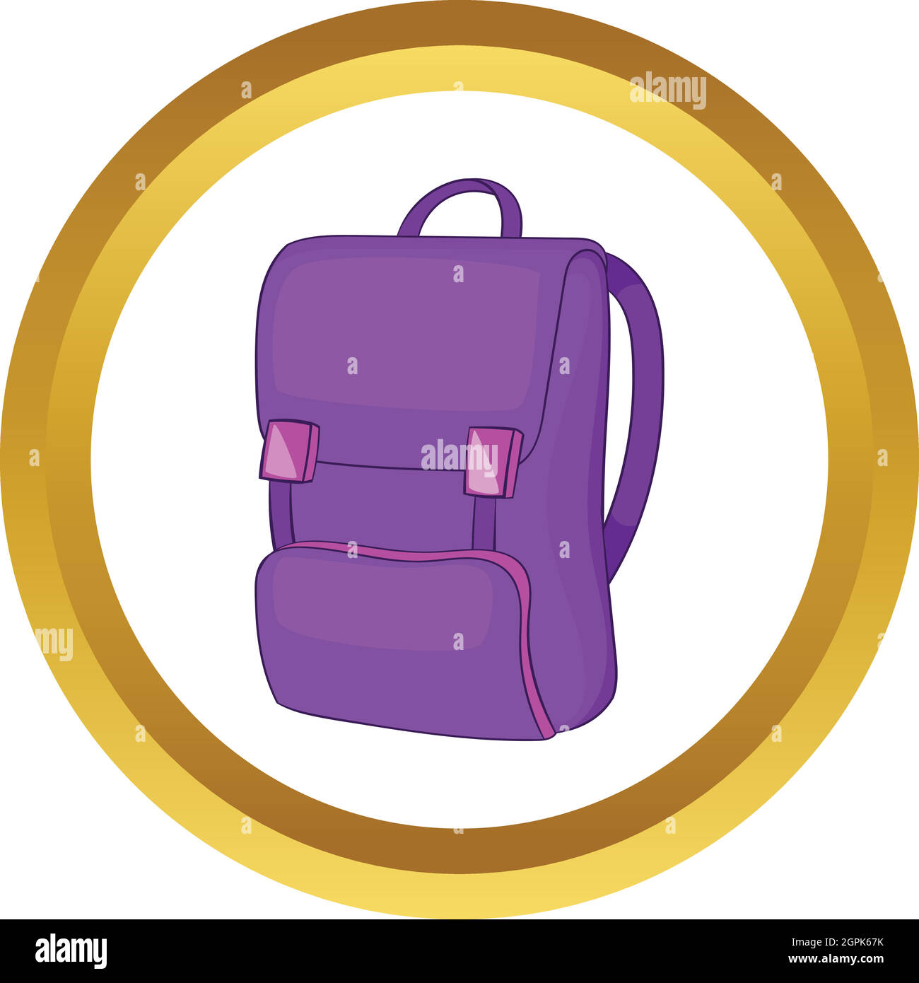 Backpack vector icon Stock Vector Image & Art - Alamy