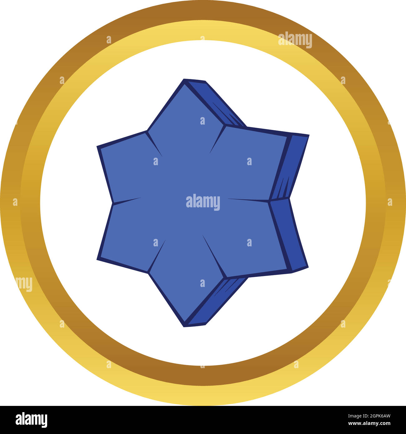 Cartoon star icon button hi-res stock photography and images - Alamy