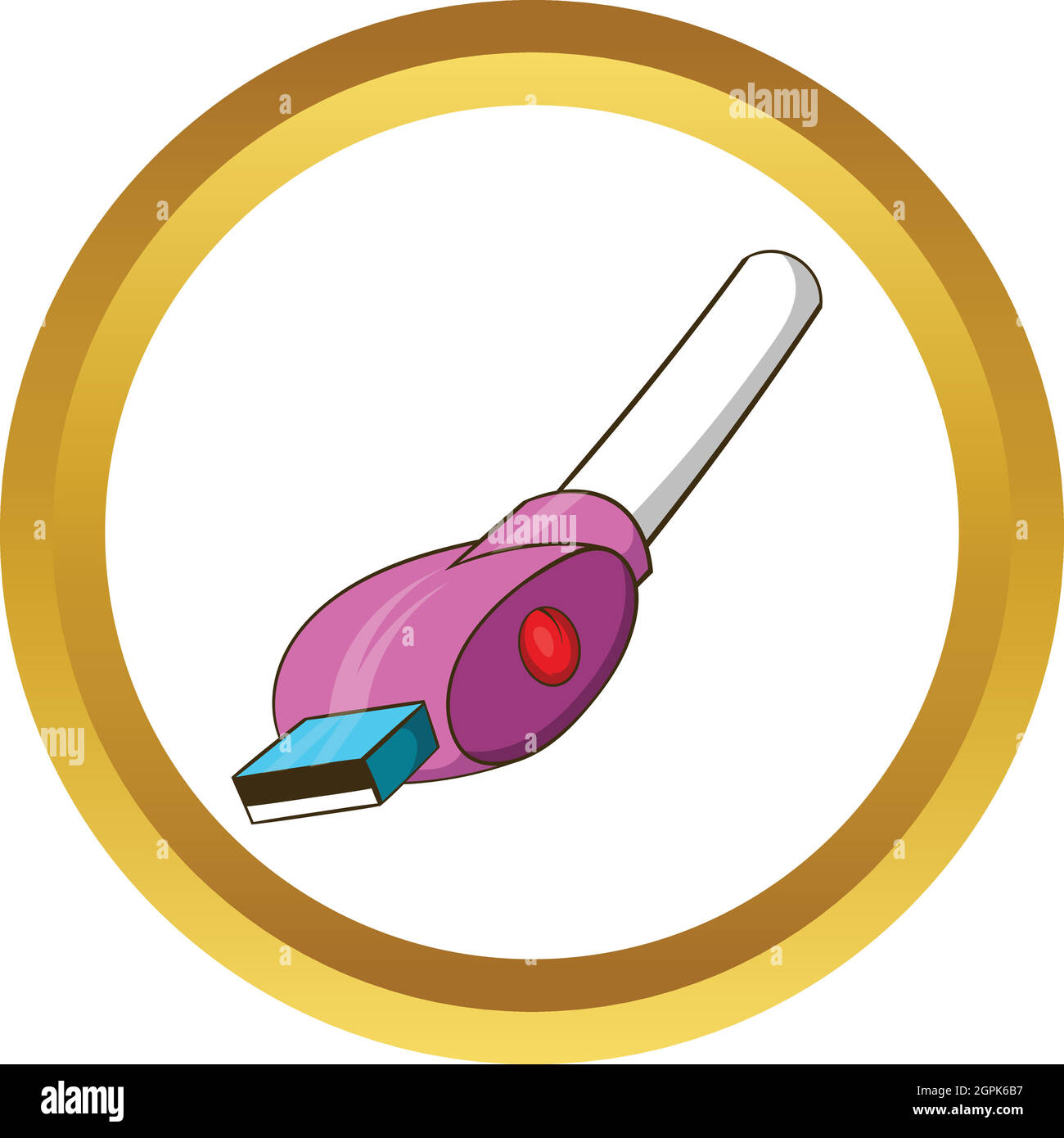 USB cable vector icon Stock Vector Image & Art - Alamy