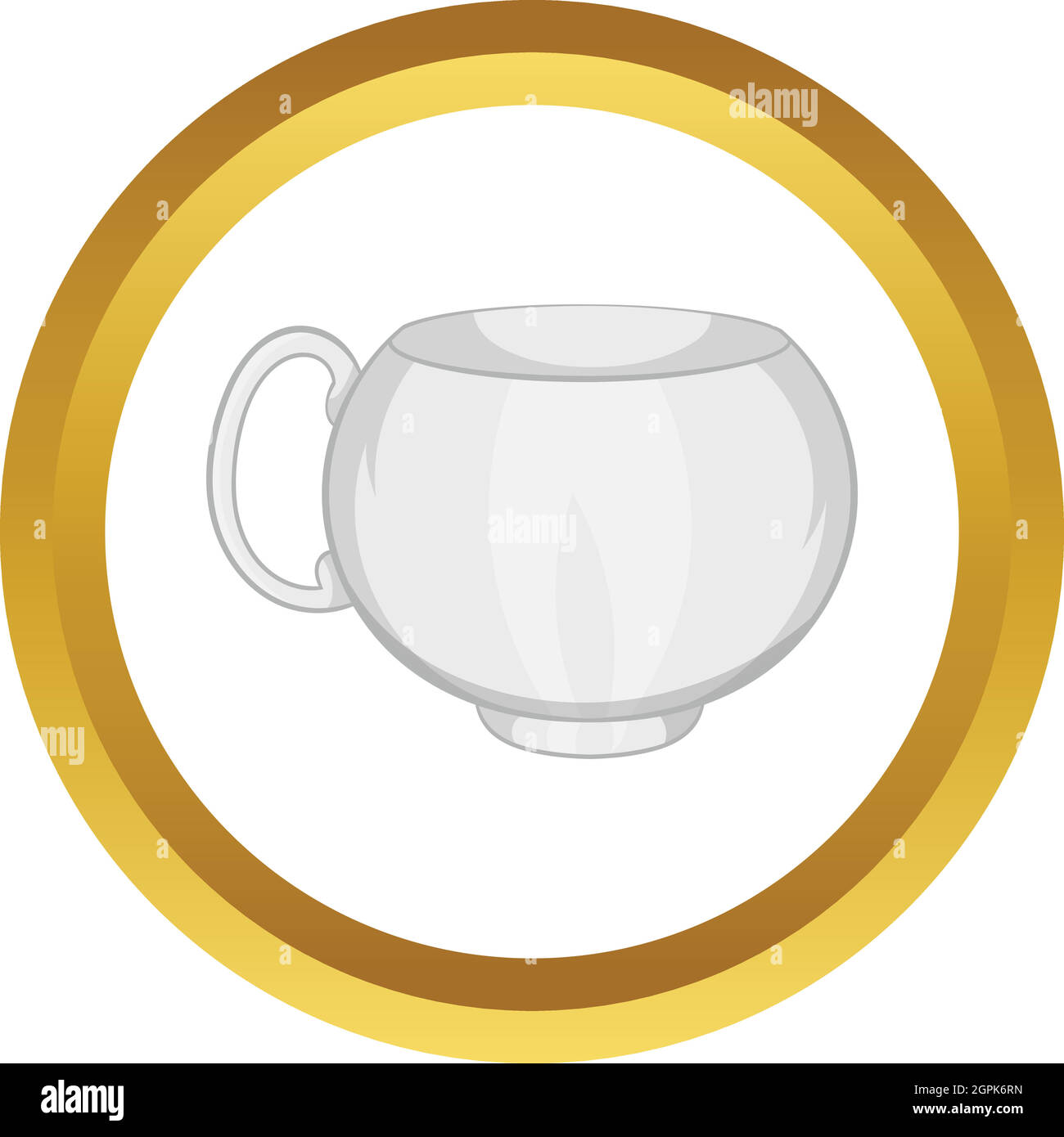 Ceramic bowl cup tea Stock Vector Images - Alamy