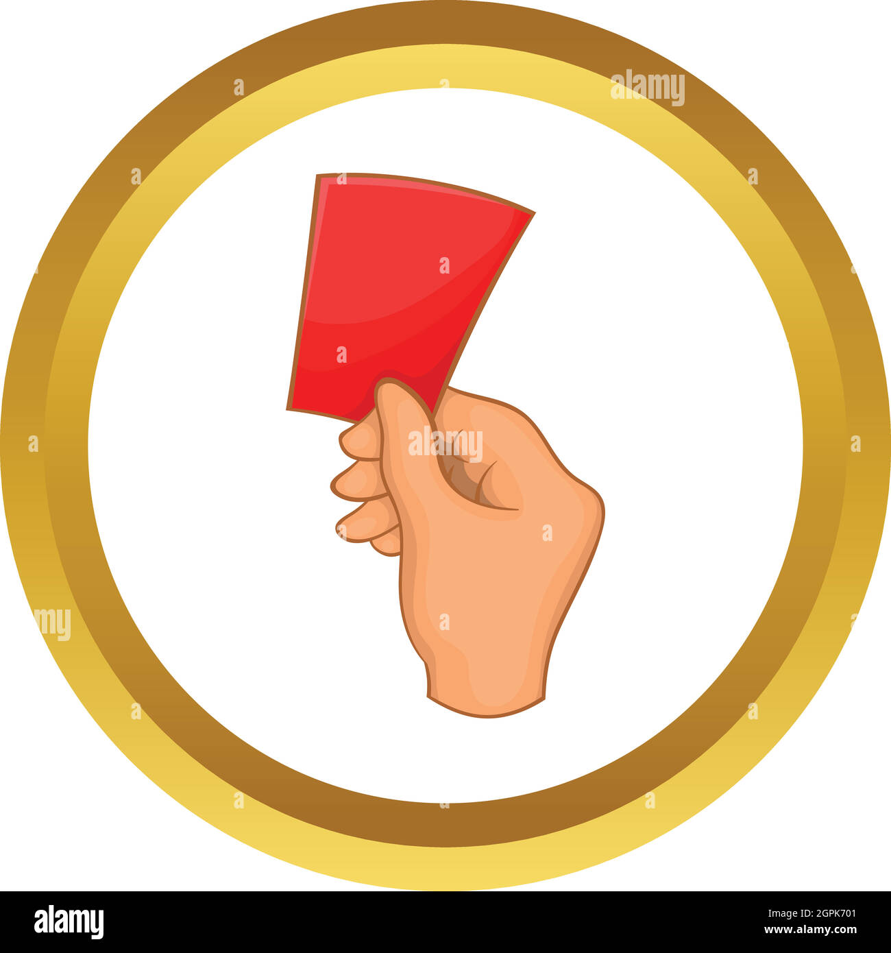 Red card Stock Vector Images - Alamy