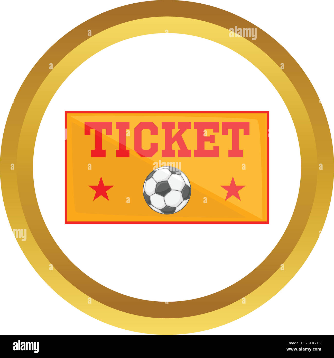 Football tickets vector icon Stock Vector Image & Art - Alamy