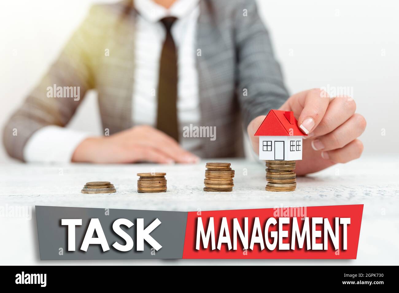 Writing displaying text Task Management. Word for the process of ...