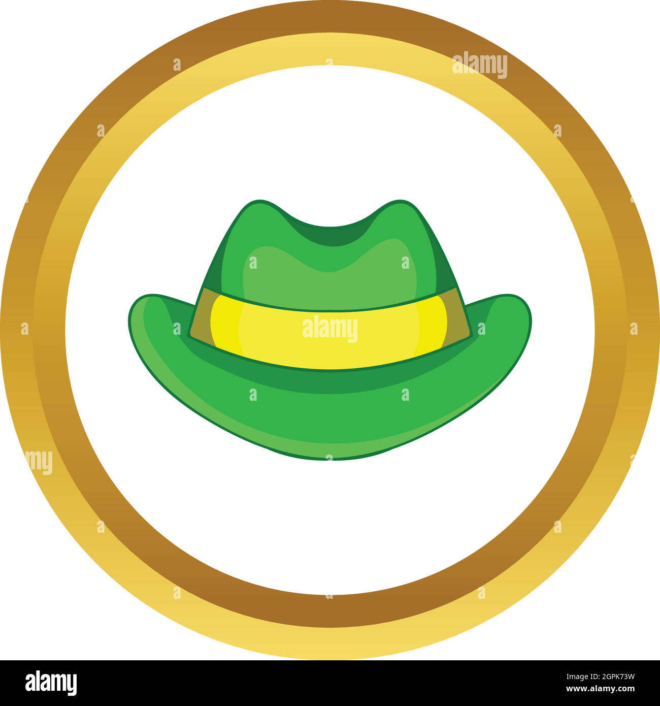 Patrick hat green hat Stock Vector Images - Alamy