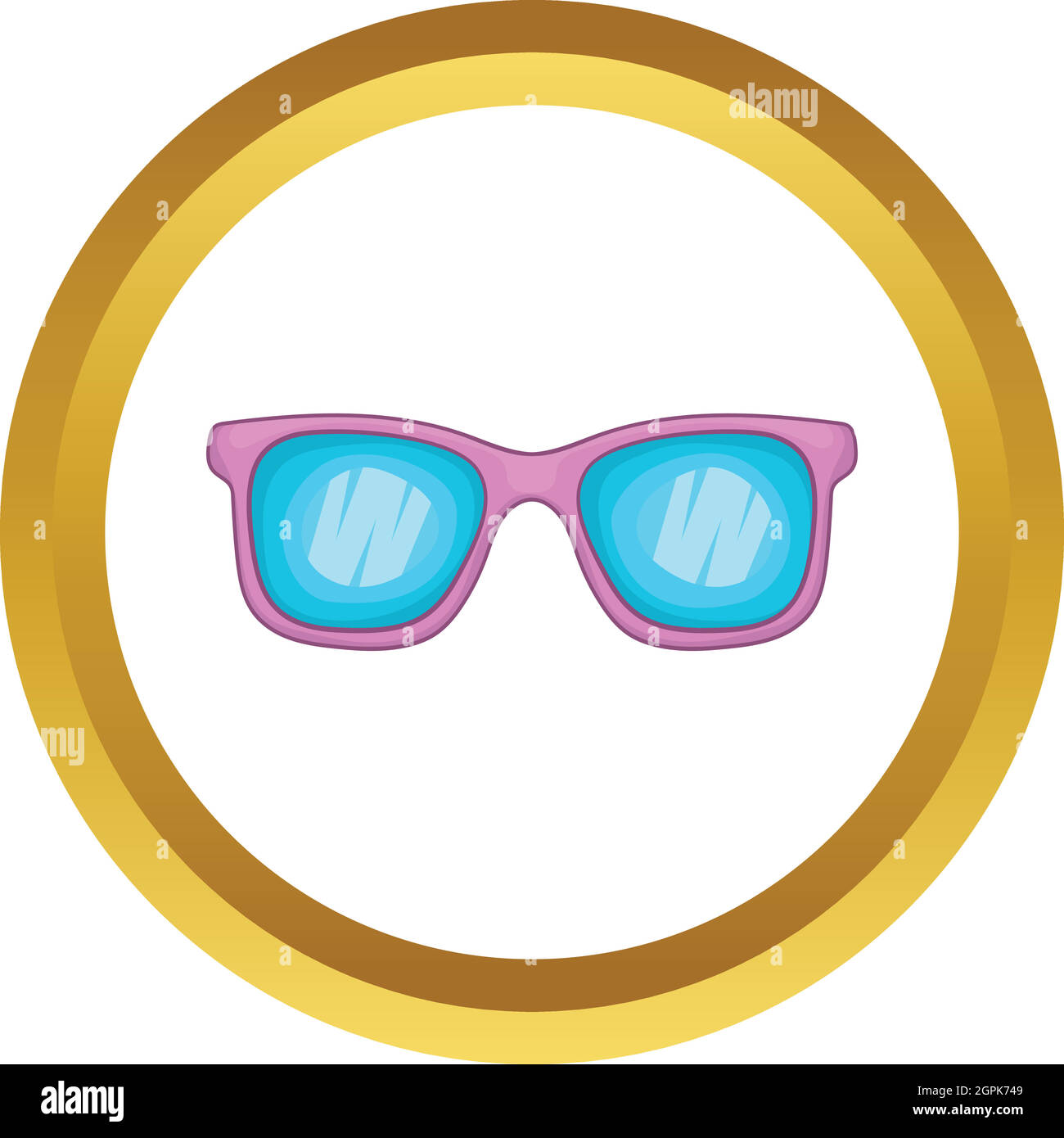 Glasses isolated Stock Vector Images - Alamy