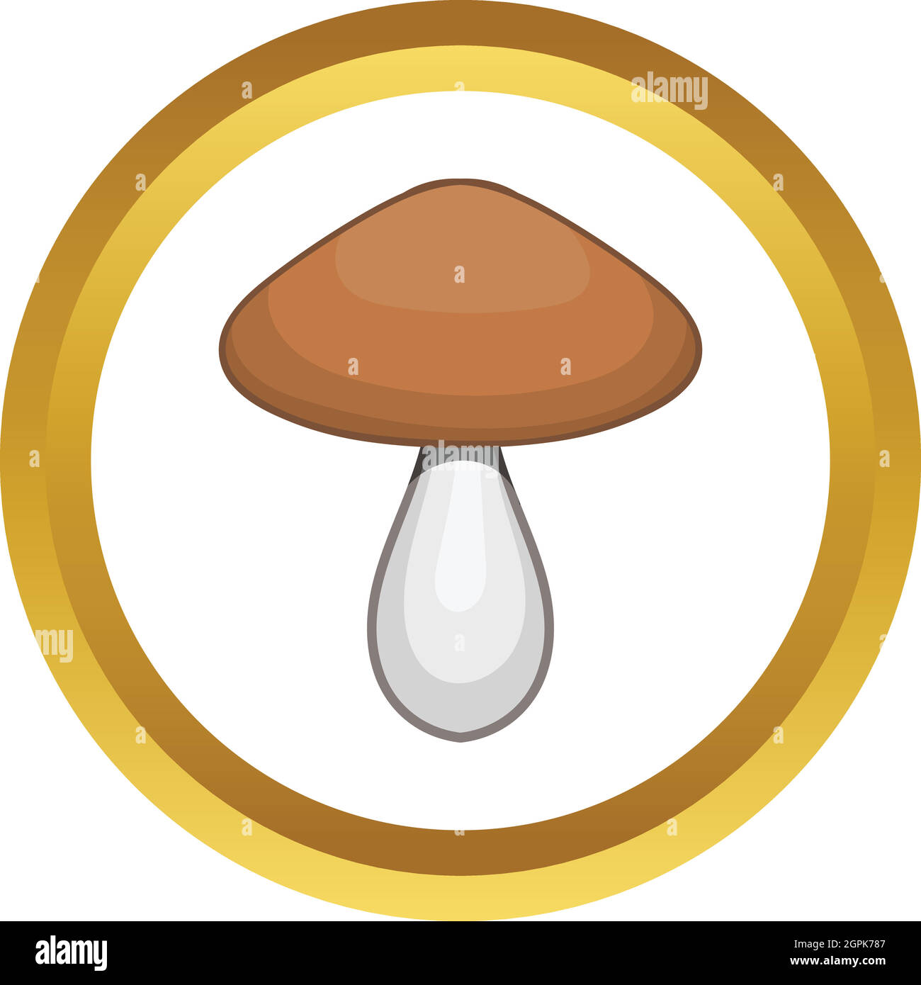 Mushroom vector icon Stock Vector Image & Art - Alamy