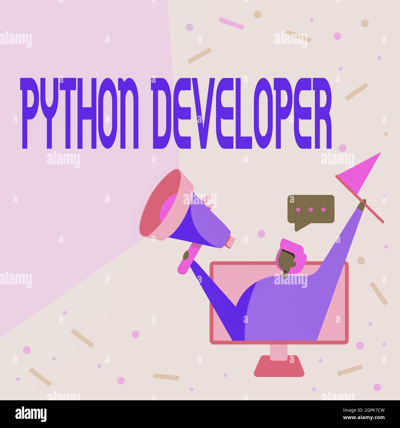 Inspiration showing sign Python Developer. Business approach responsible for writing serverside ...