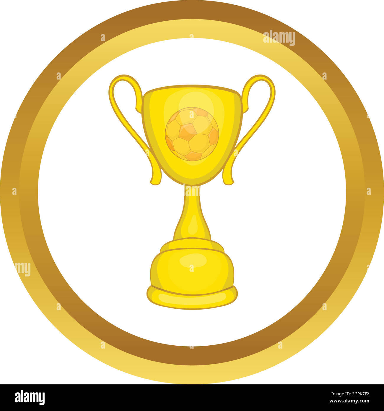 Cup football vector icon Stock Vector Image & Art - Alamy