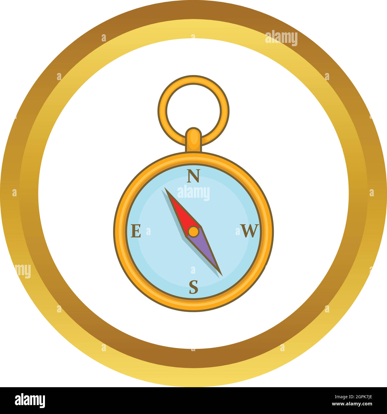 Compass vector icon Stock Vector Image & Art - Alamy