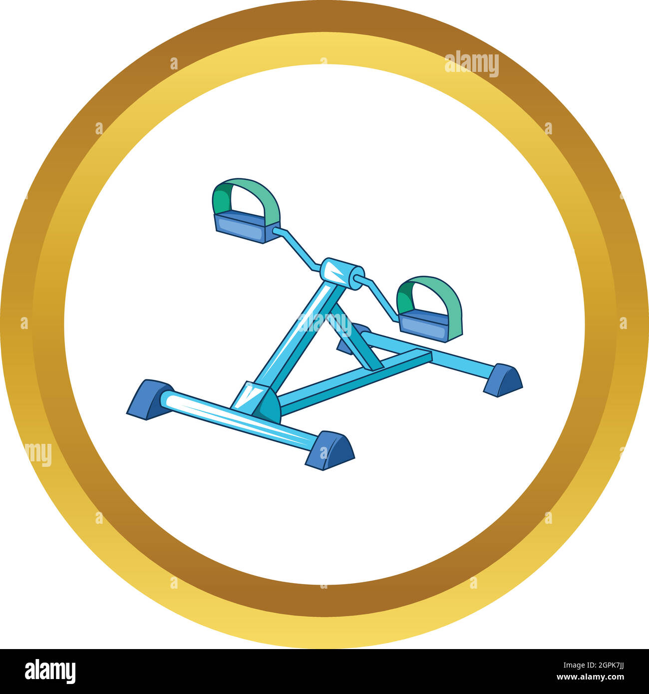 Exercise bike fitness equipment Stock Vector Images - Alamy