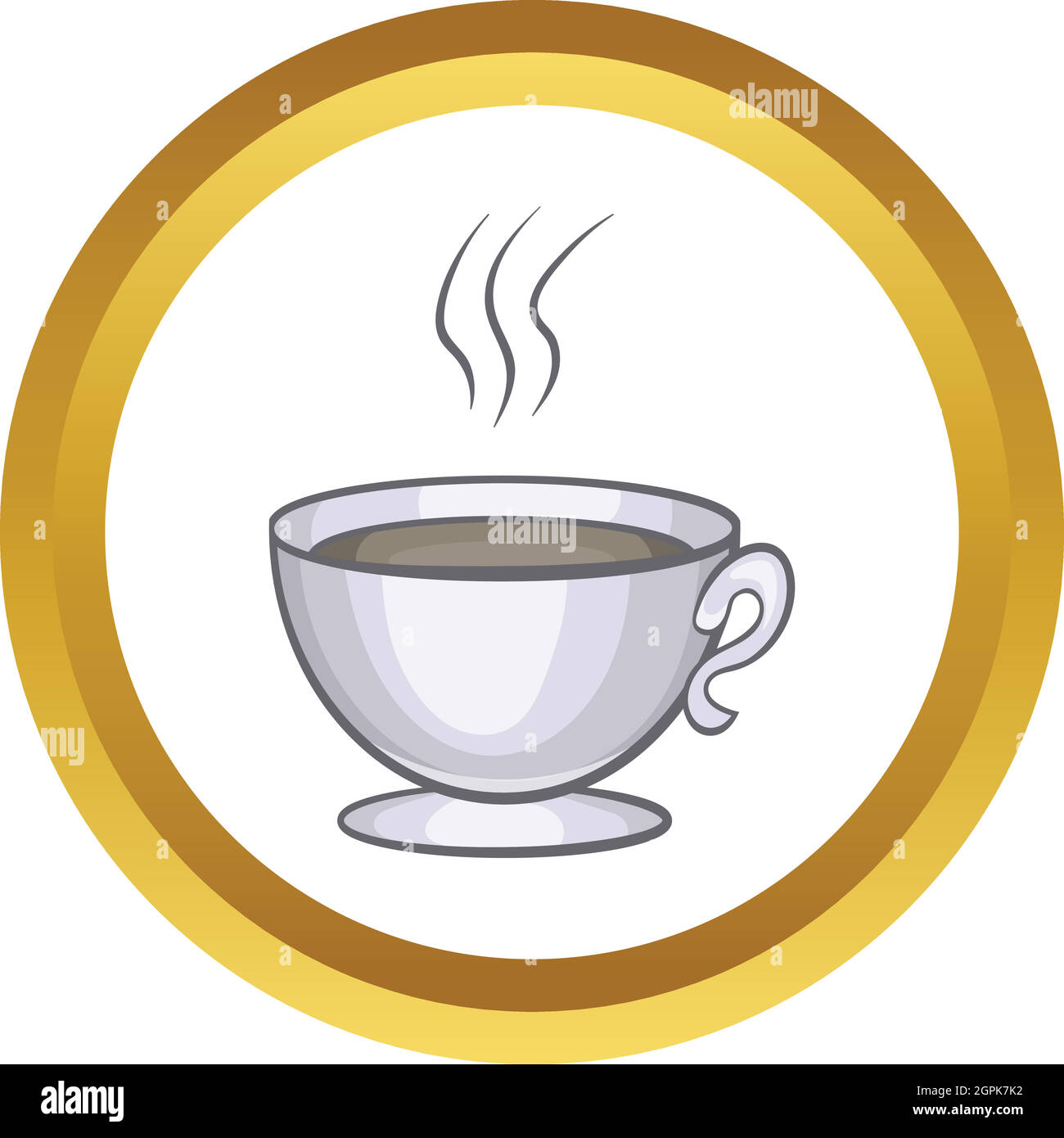 Cup of coffee vector icon Stock Vector Image & Art - Alamy