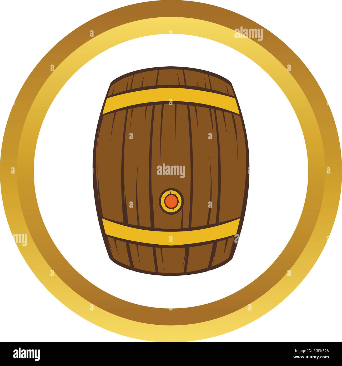 Whiskey Barrel Cartoon