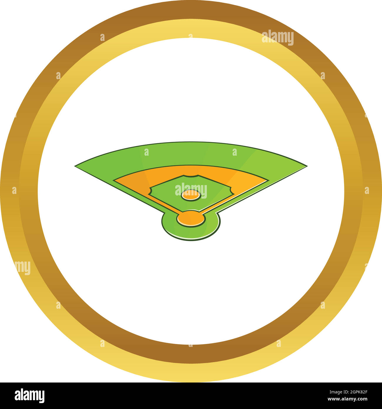 Baseball field vector hi-res stock photography and images - Alamy