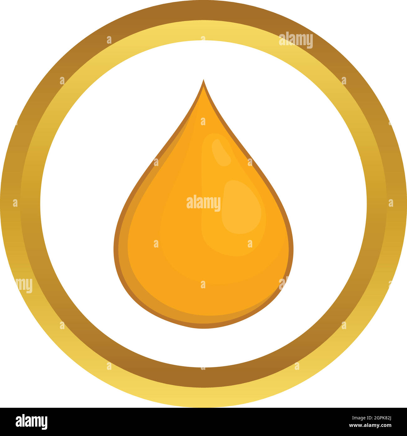 Drop of honey vector icon Stock Vector Image & Art - Alamy