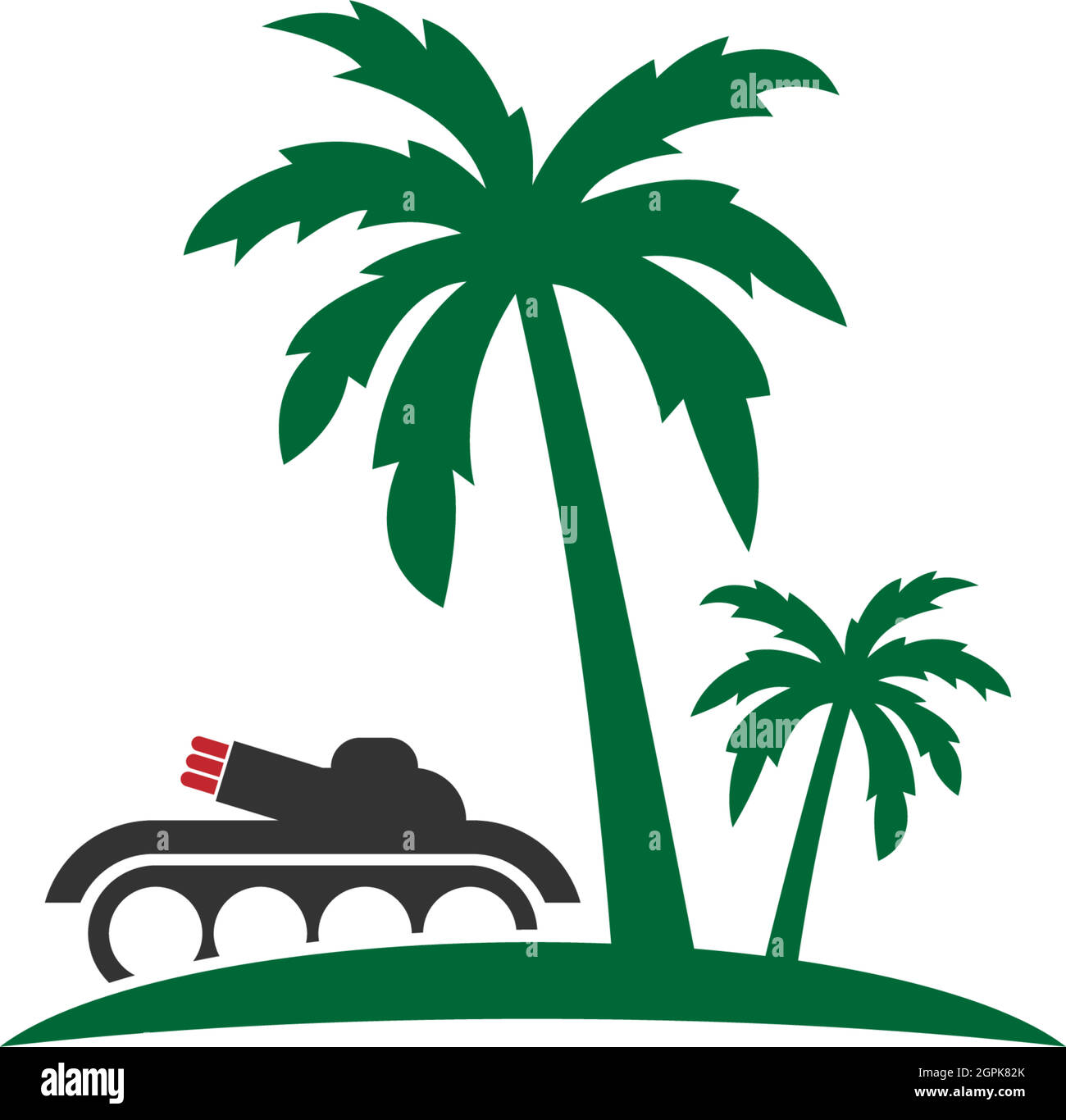 Military Tank, Army Tank icon logo design template Stock Vector Image ...