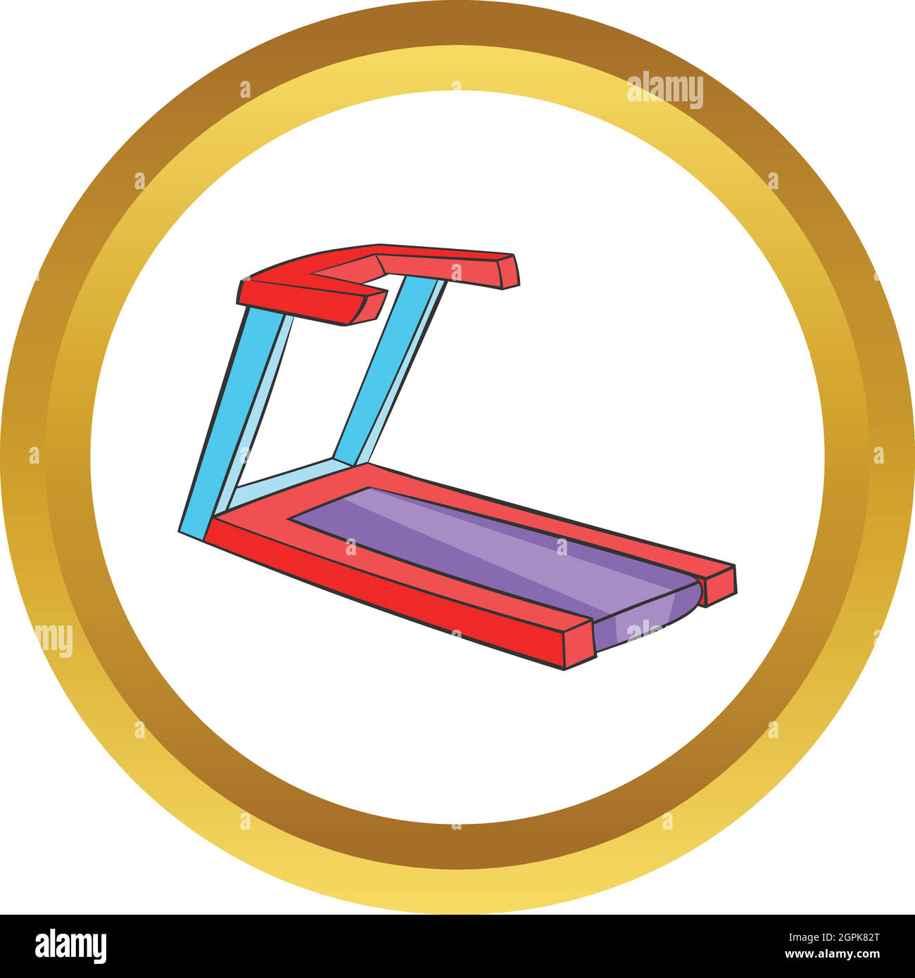 Treadmill speed Stock Vector Images - Alamy