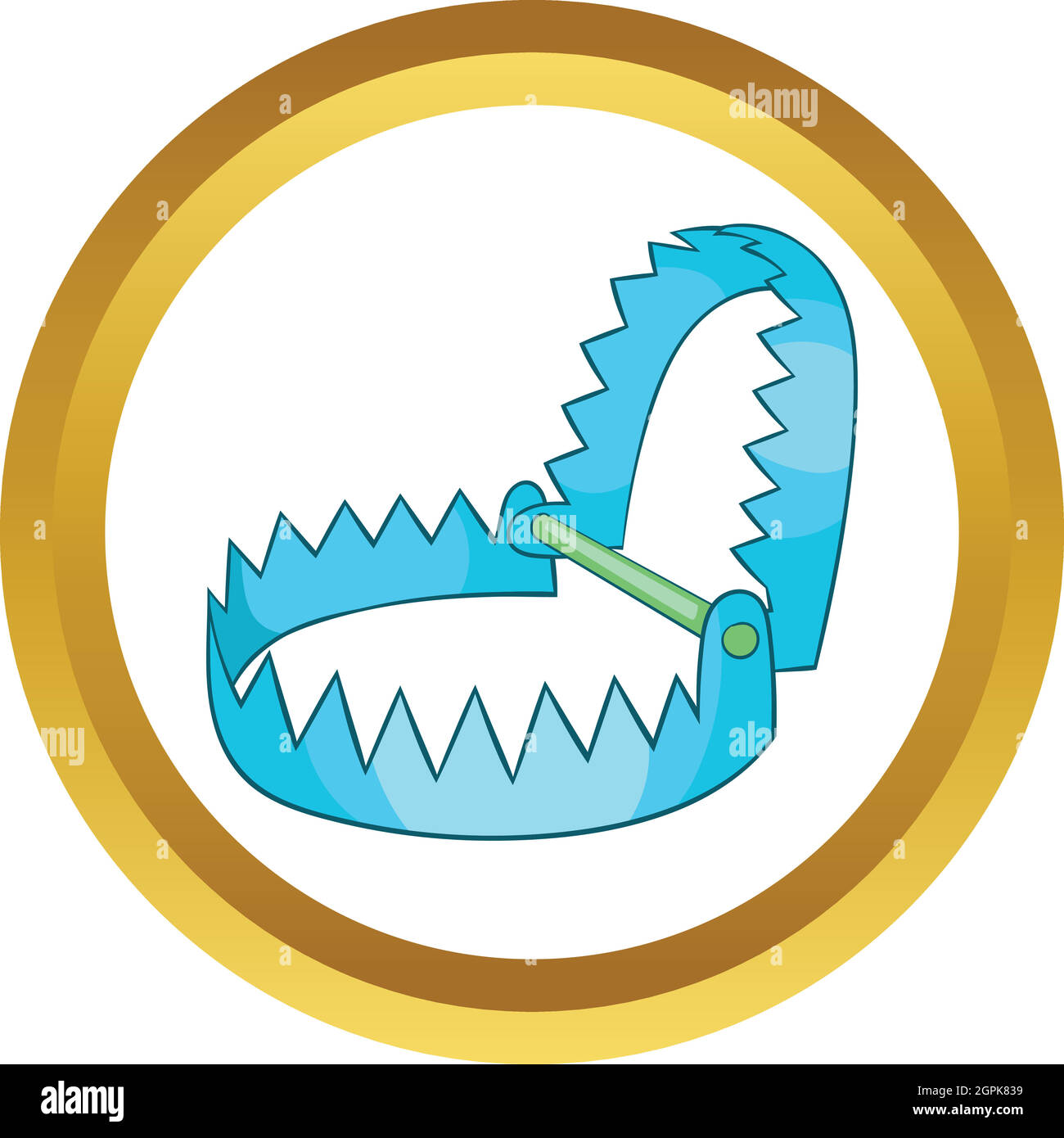 Cartoon bear trap hi-res stock photography and images - Alamy