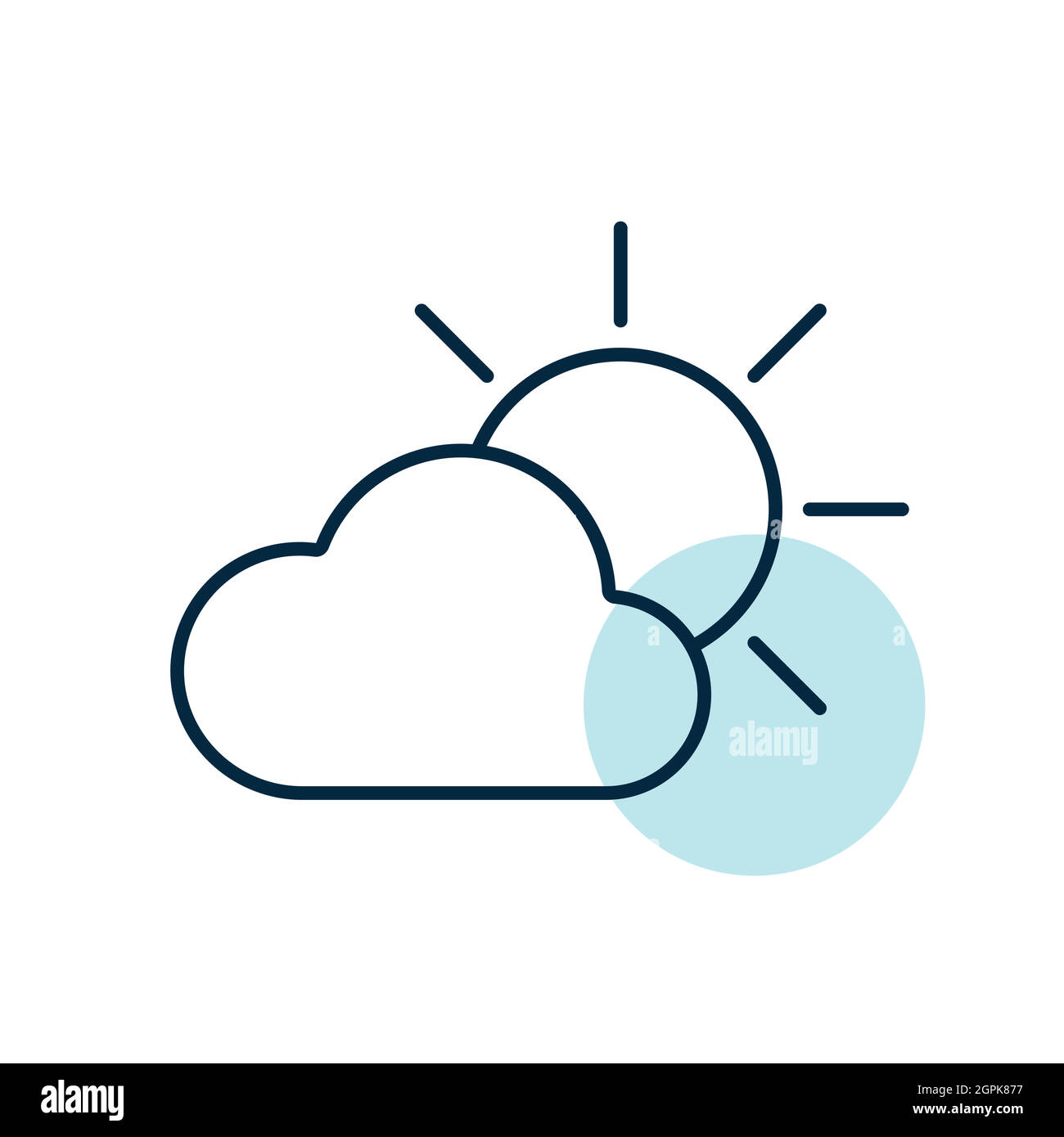 Sun cloud ray Stock Vector Images - Alamy