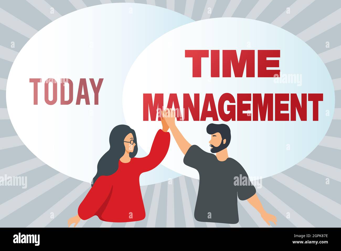 Writing displaying text Time Management. Word Written on the ability to ...