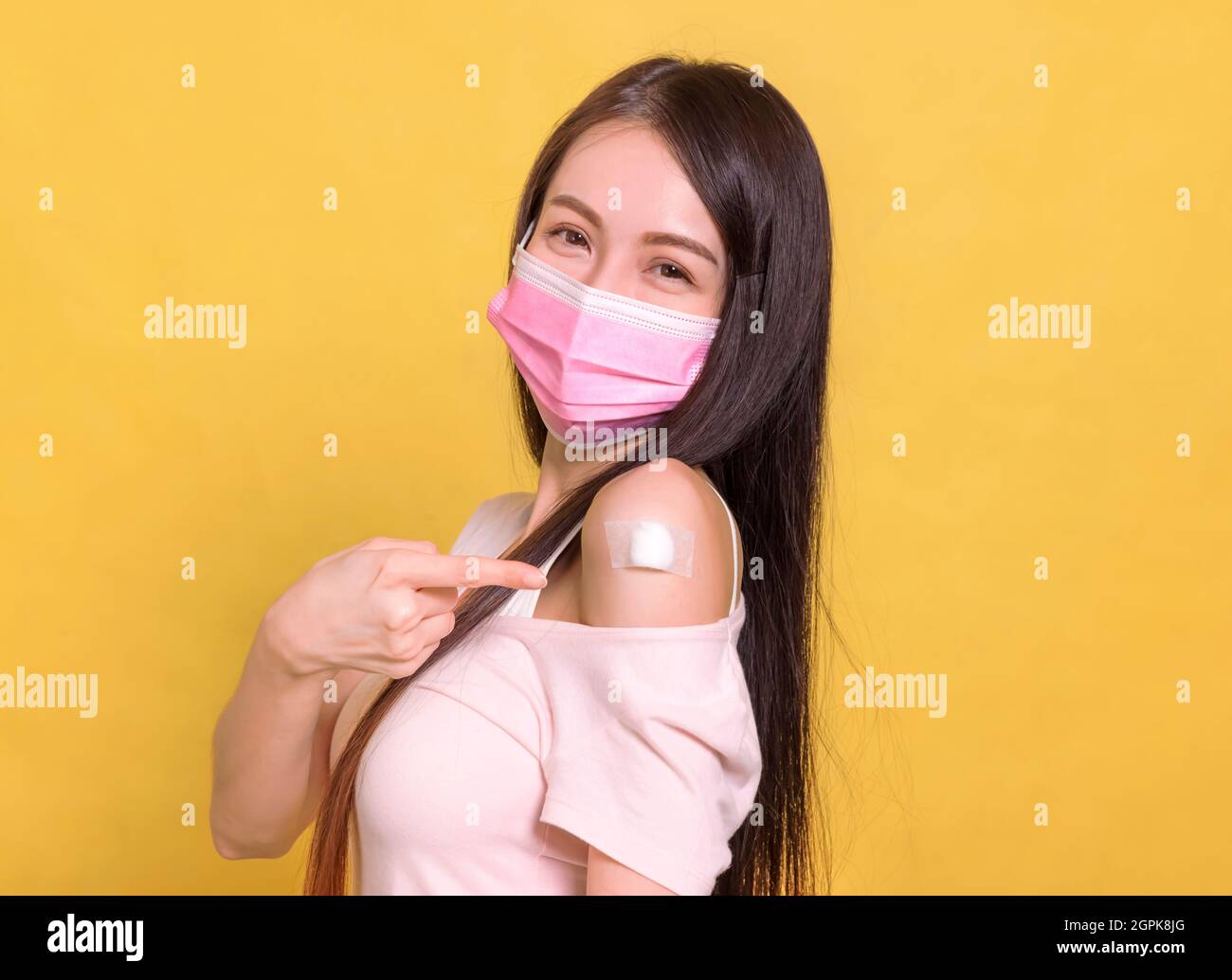 Injection arm mask hi-res stock photography and images - Alamy