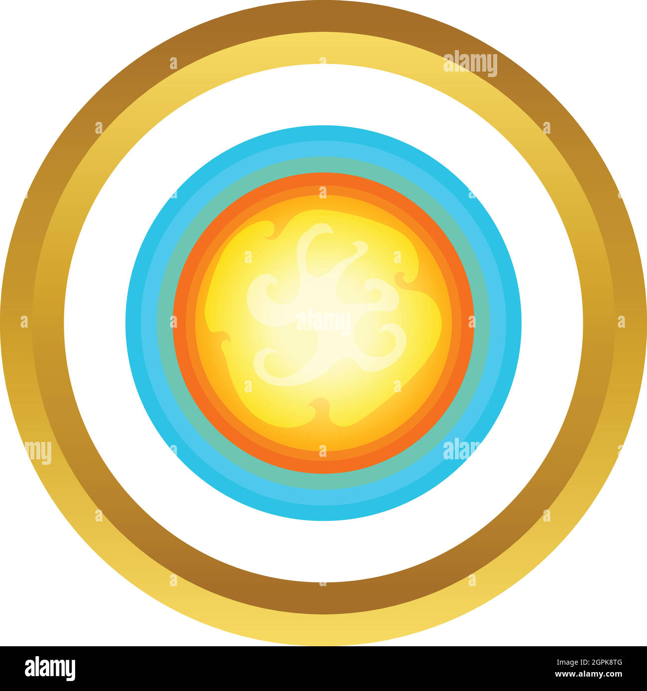 In morning sunshine Stock Vector Images - Alamy