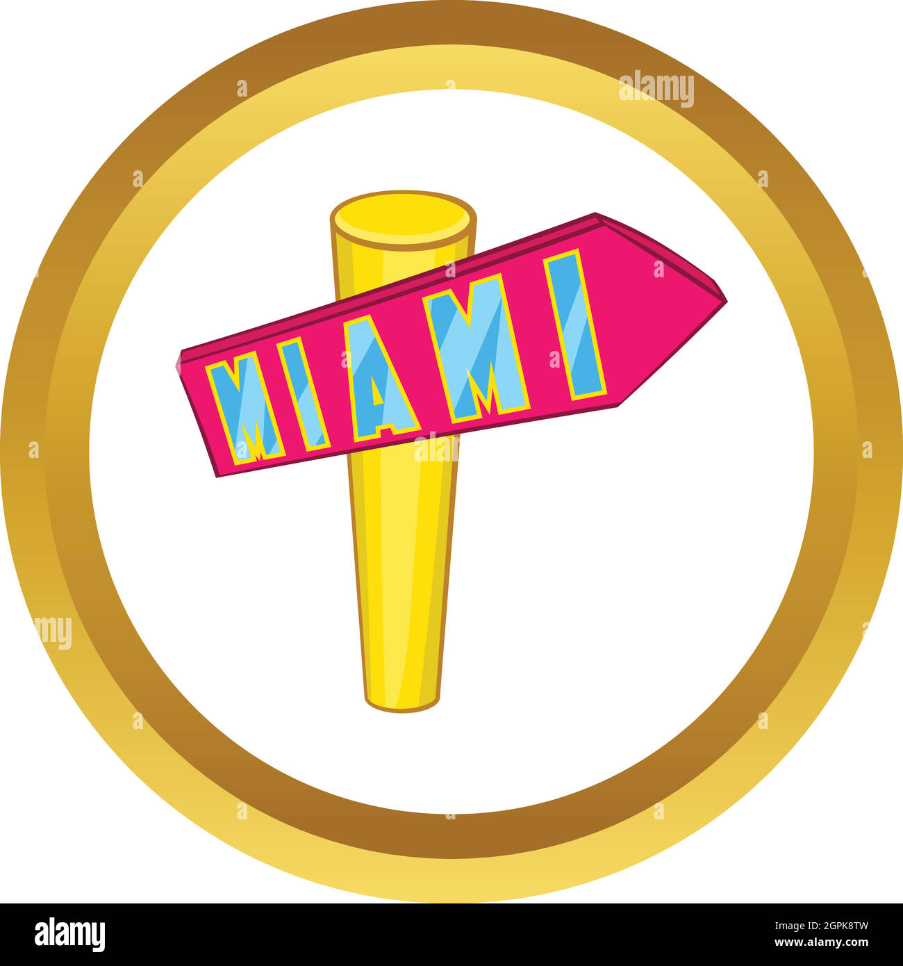 Point miami Stock Vector Images - Alamy